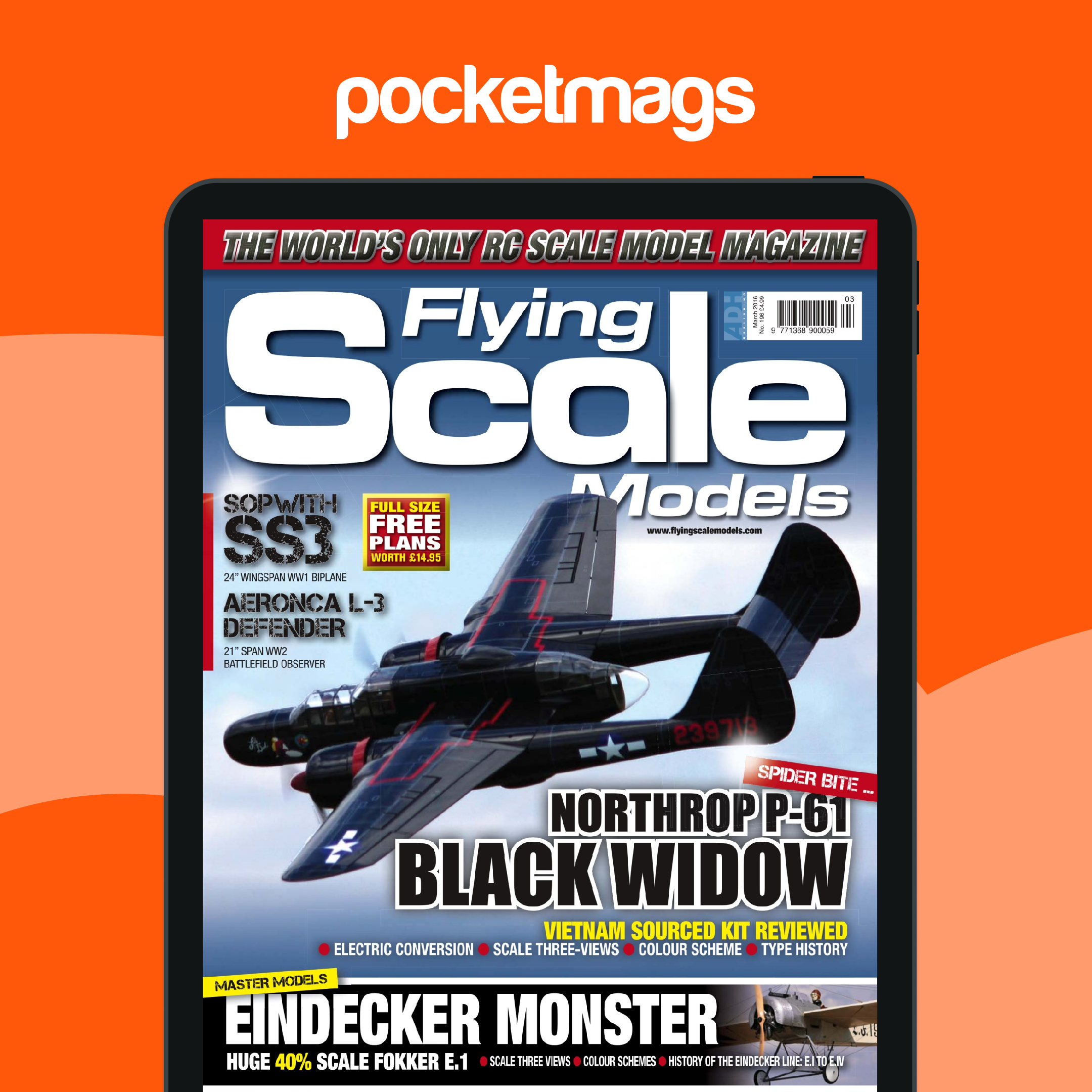 Flying Scale Models Magazine - March 196 Edição anterior