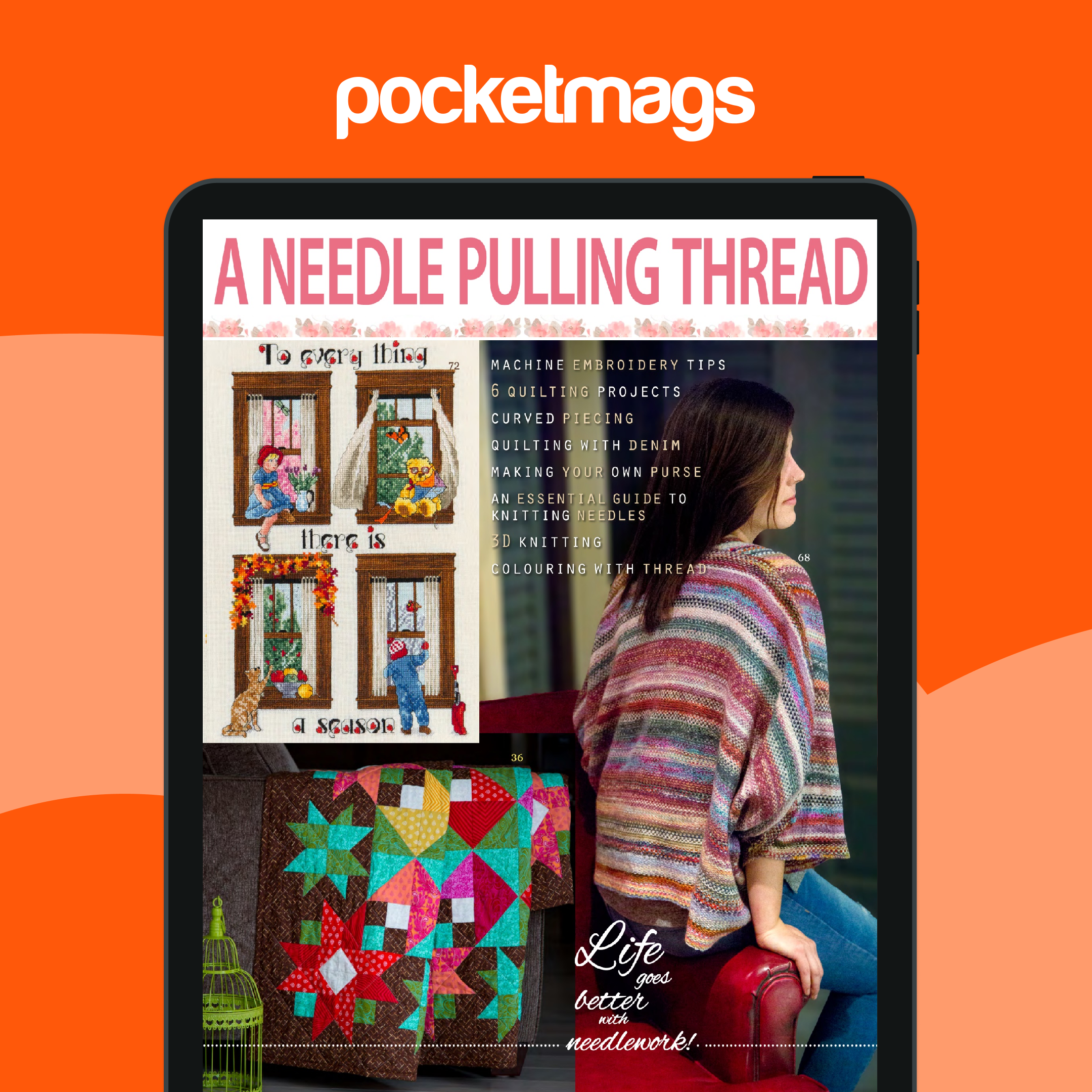 A Needle Pulling Thread Magazine - Spring 2016 Back Issue