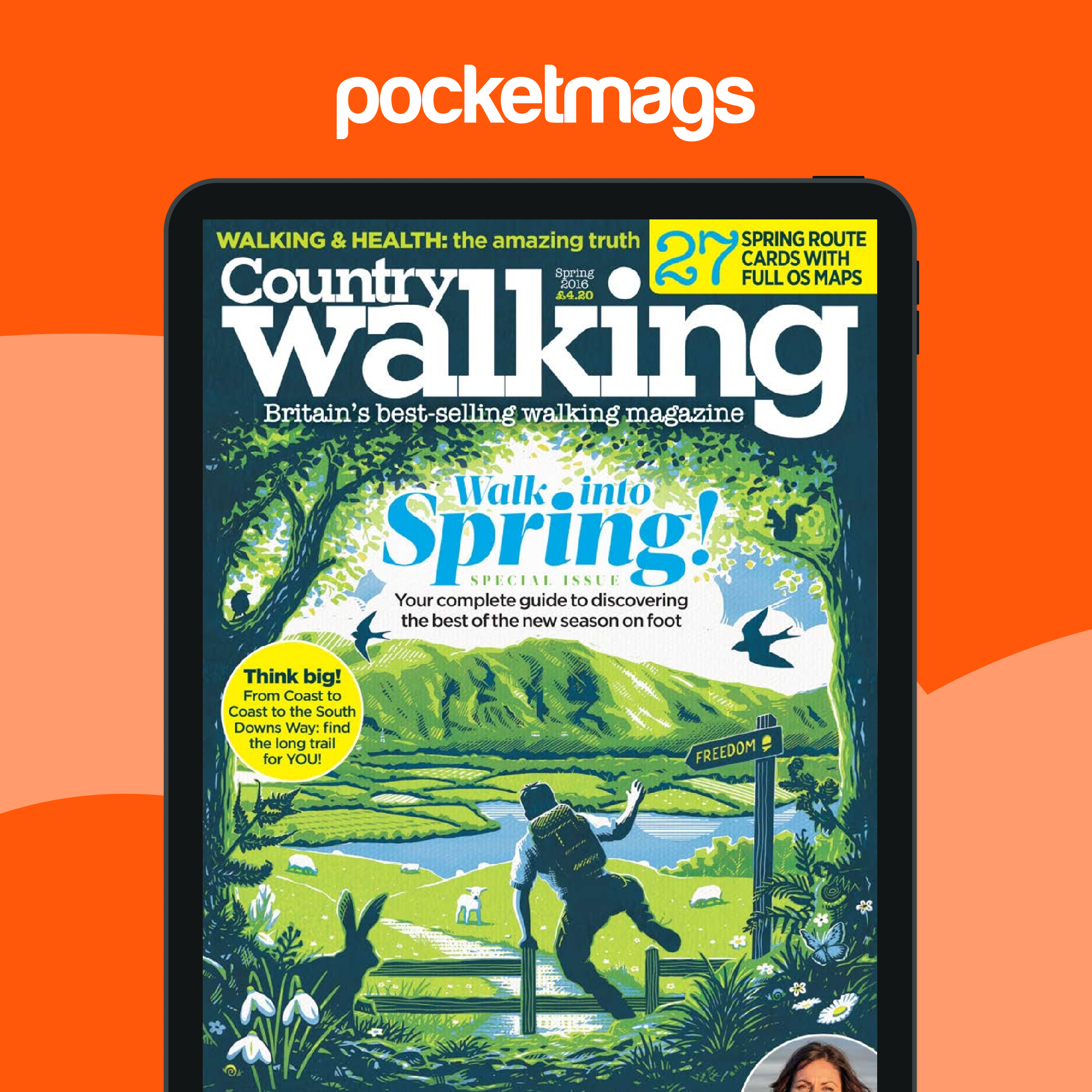 Country Walking Magazine - Spring Walks 2016 Back Issue