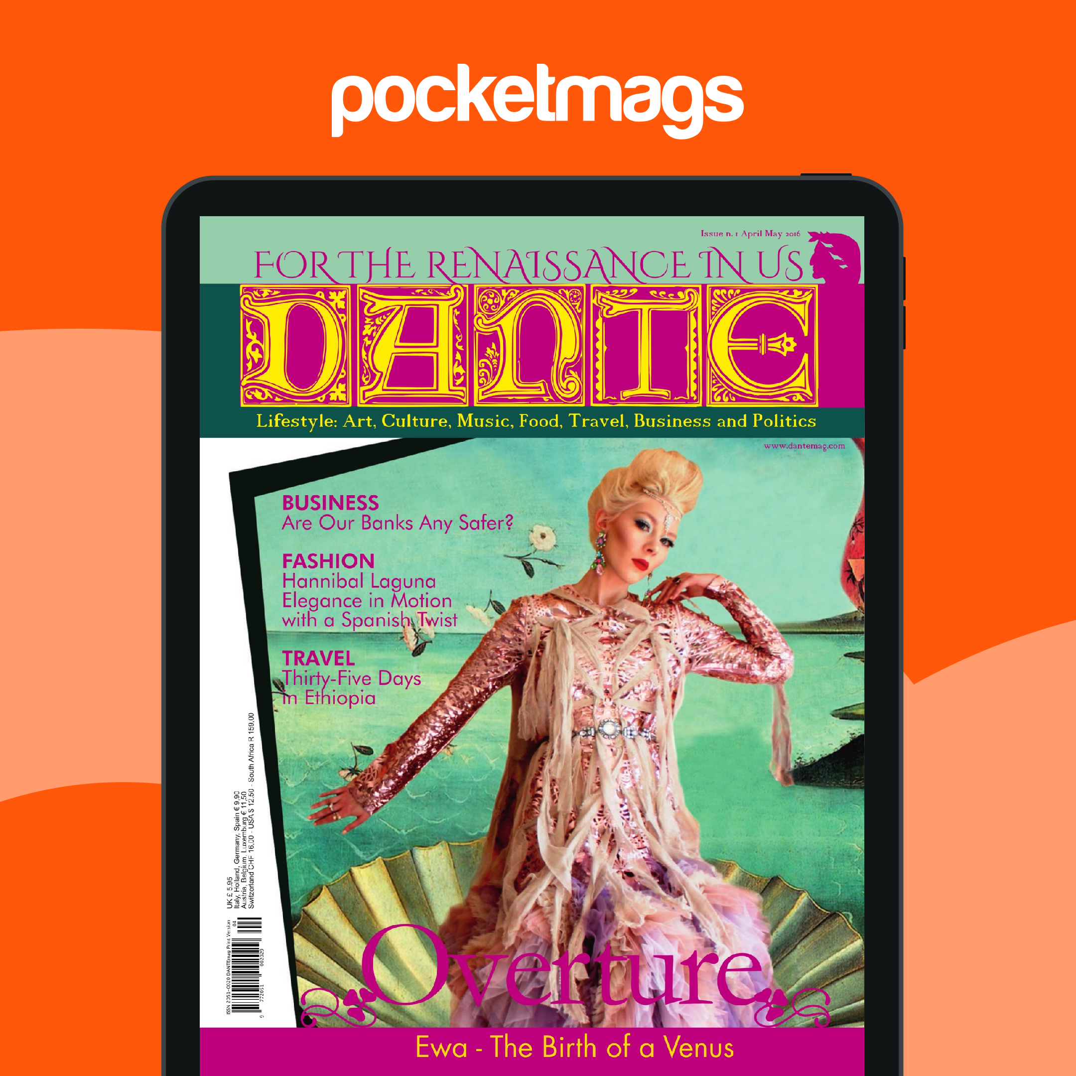 Dante Magazine - DANTE April–May Issue 2016 Back Issue
