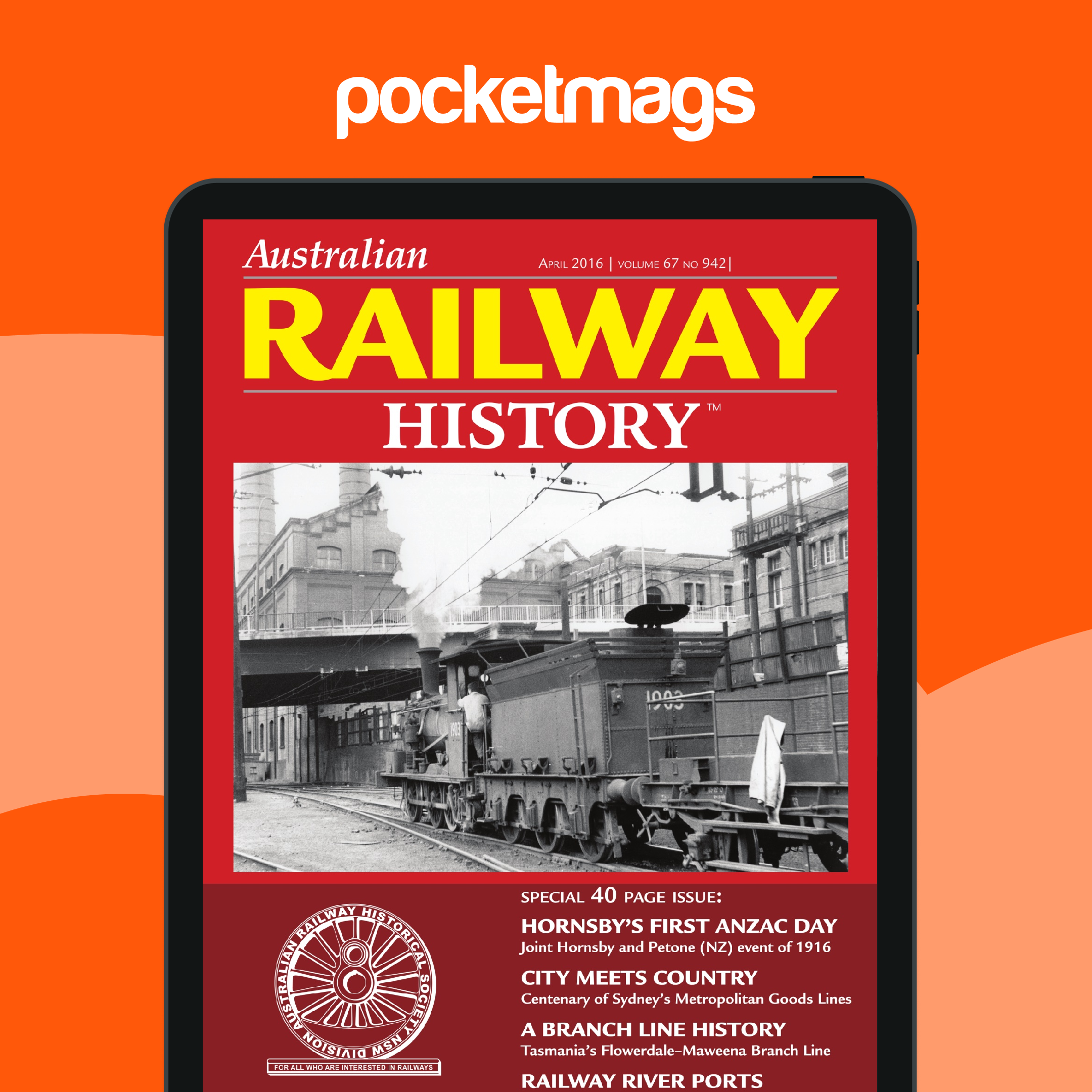 Australian Railway History Magazine - April 2016 Edición anterior