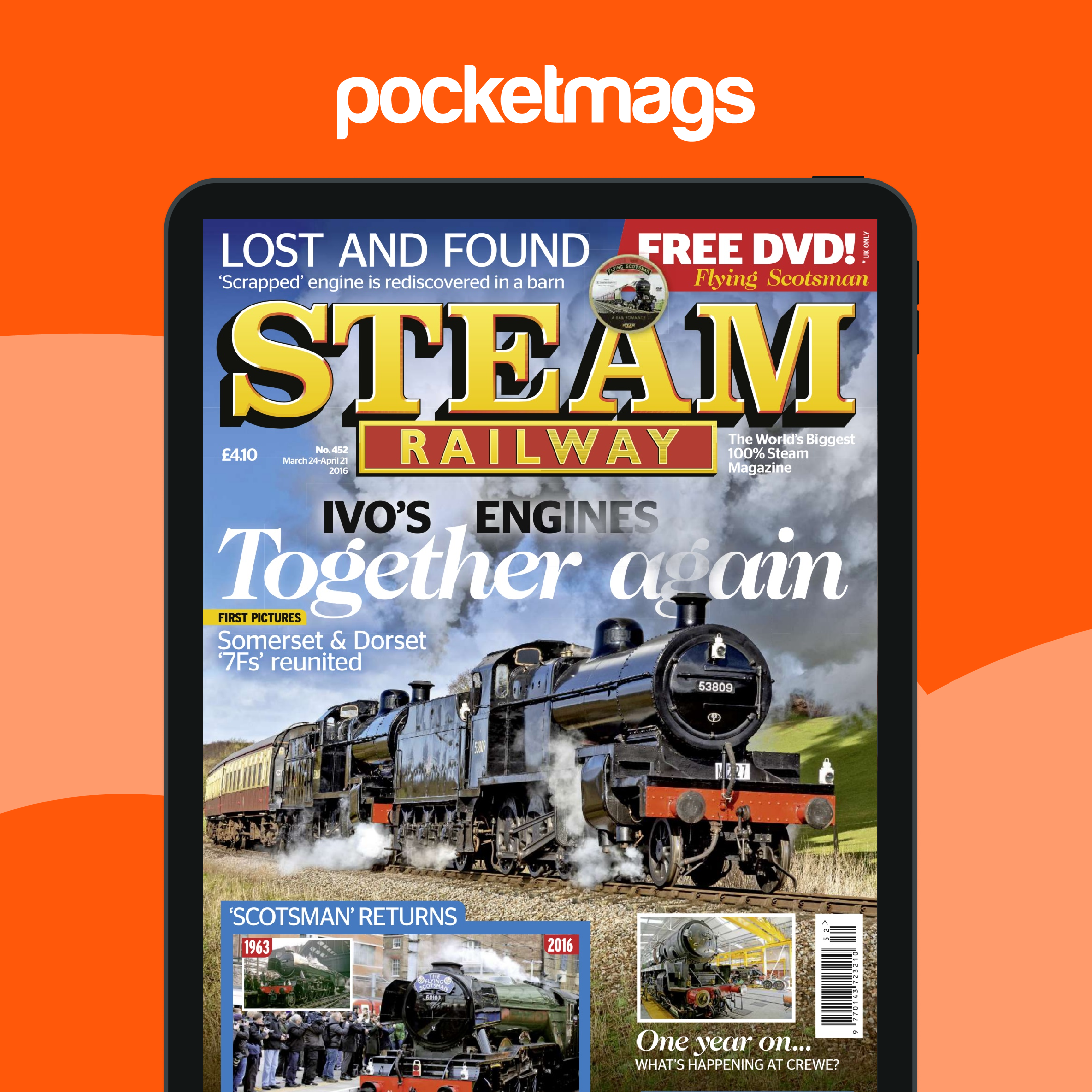 Steam Railway Magazine - Issue 452 Back Issue