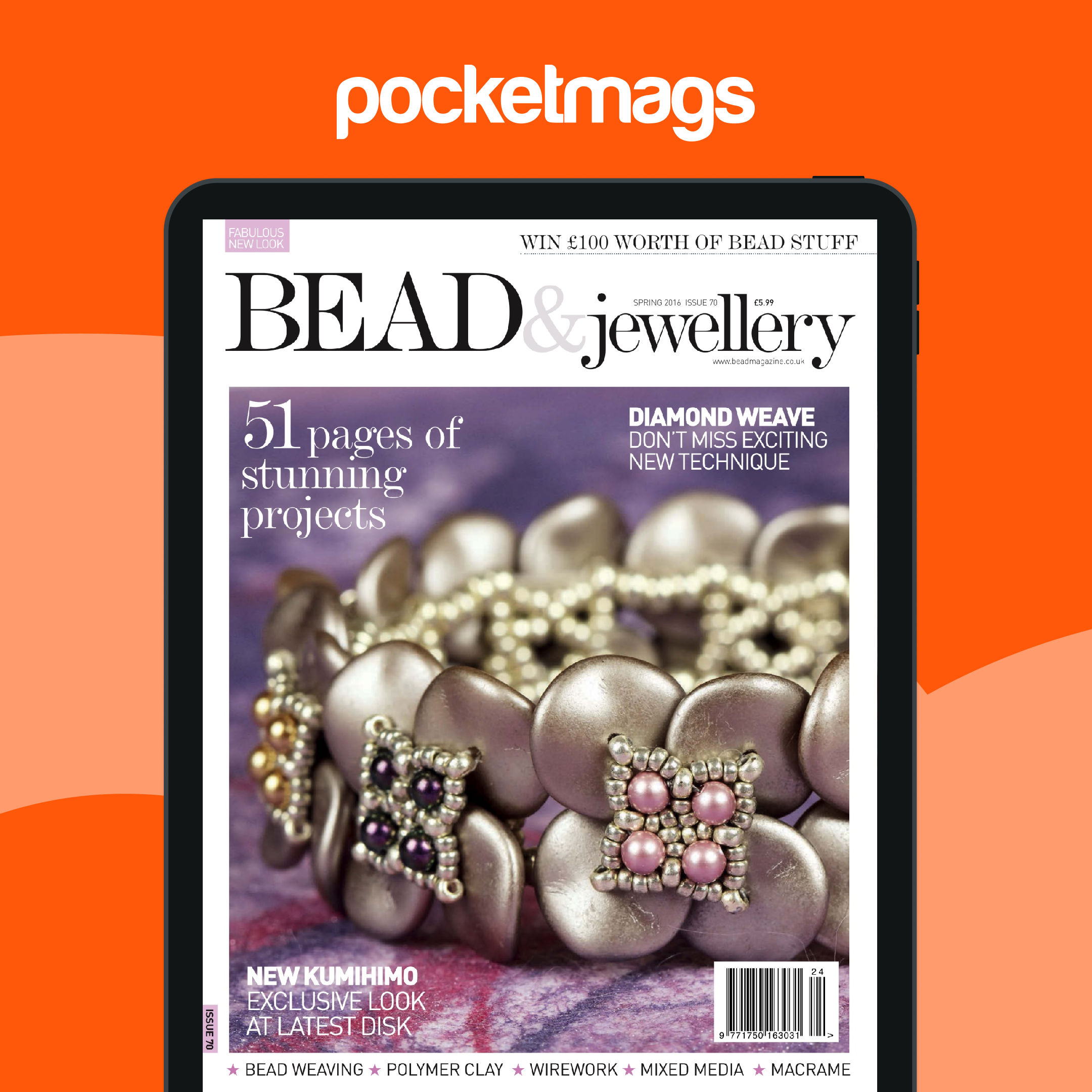 Bead & Jewellery Magazine - Issue 70 Edición anterior