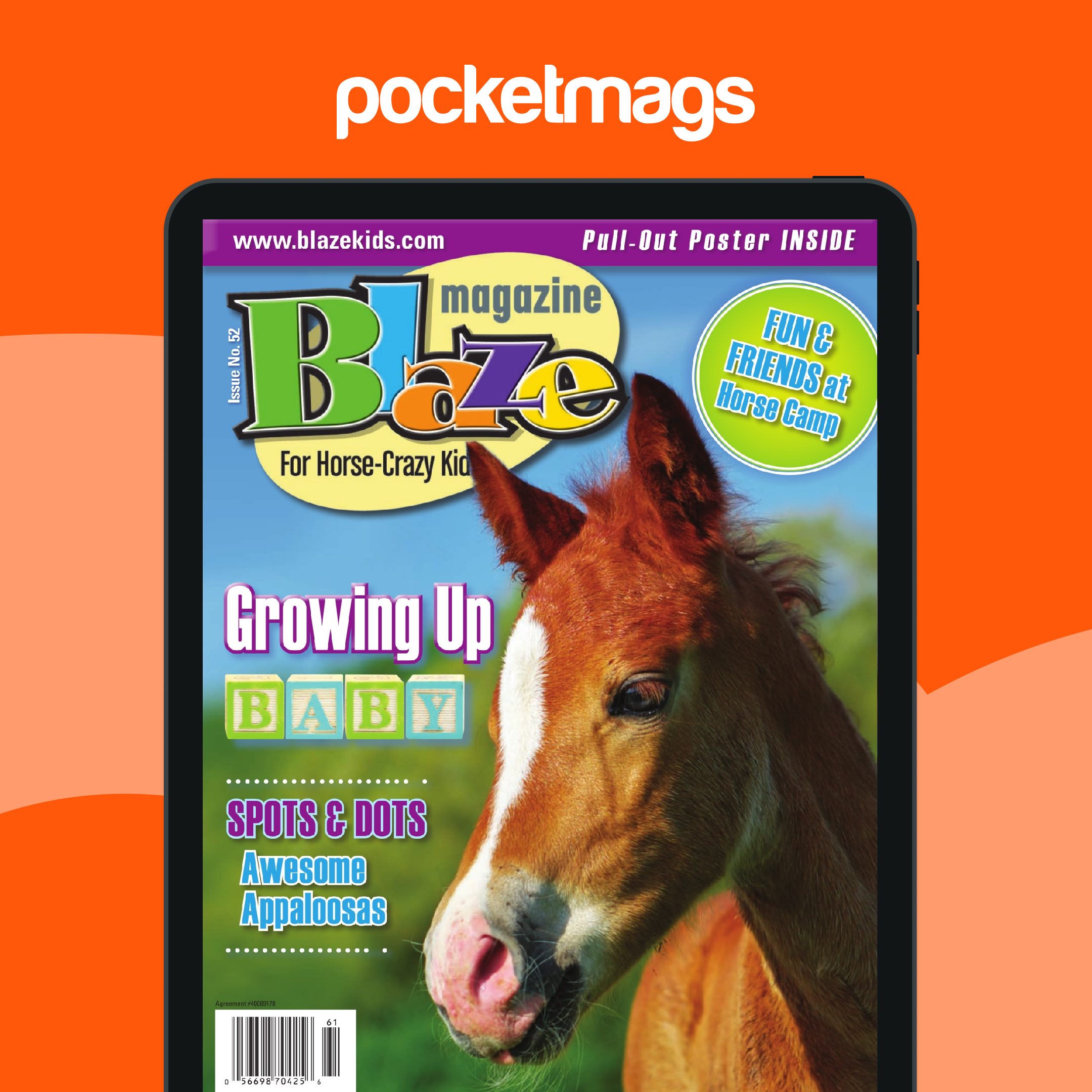 Blaze Magazine For Horse Crazy Kids - Issue No. 52 May 2016 Back Issue