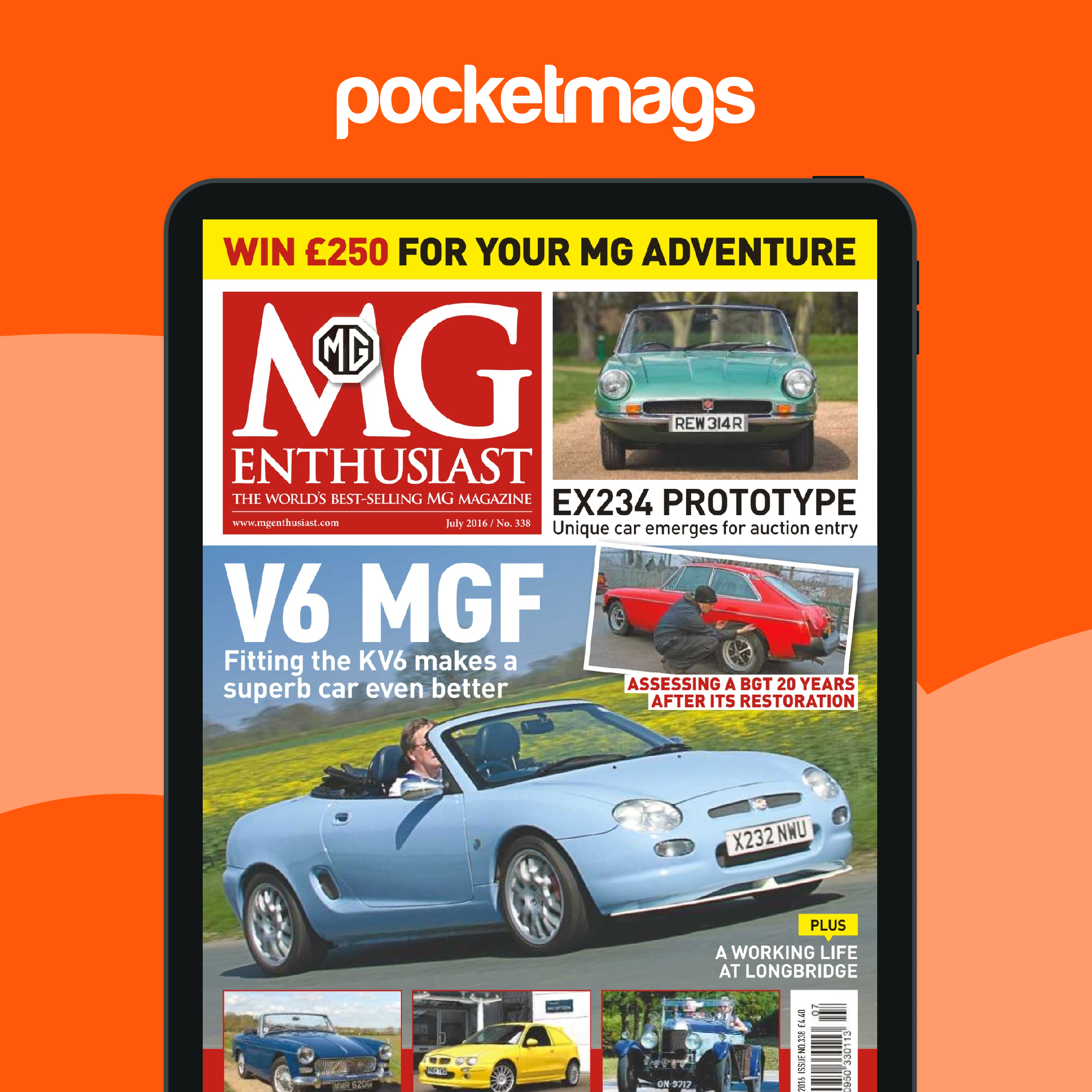 MG Enthusiast Magazine - Vol.46 No. 7- V6 MGF Back Issue
