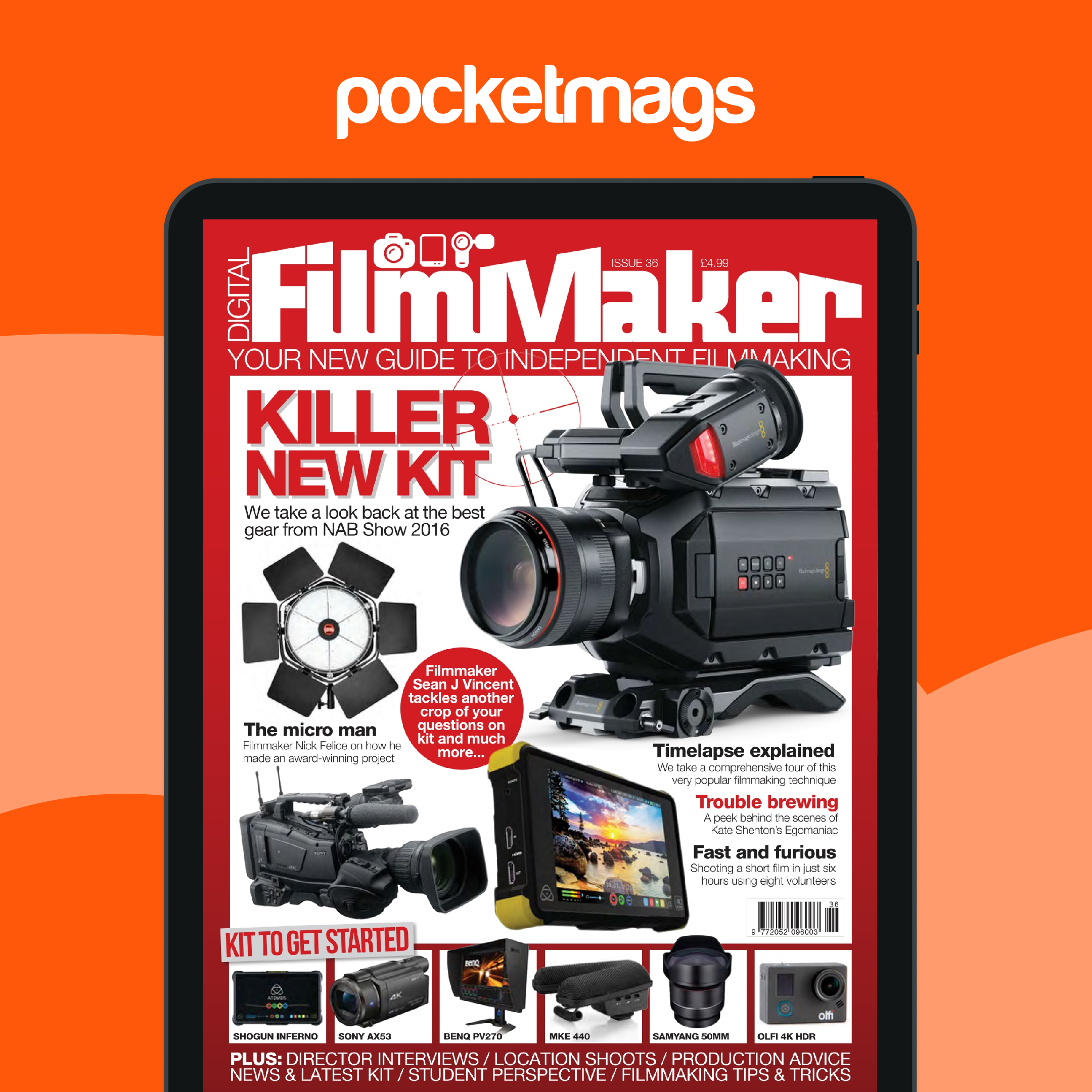 Digital FilmMaker Magazine - dfm issue 36 Back Issue