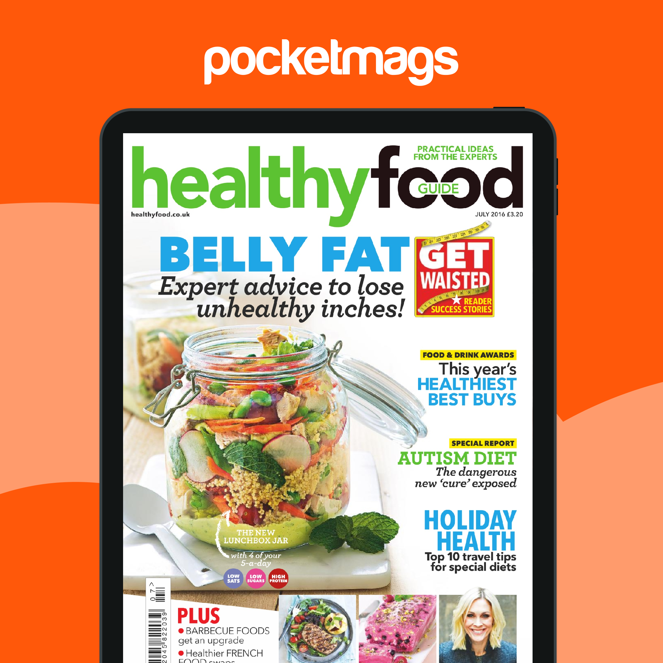 Healthy Food Guide Magazine - July 2016 Edición anterior