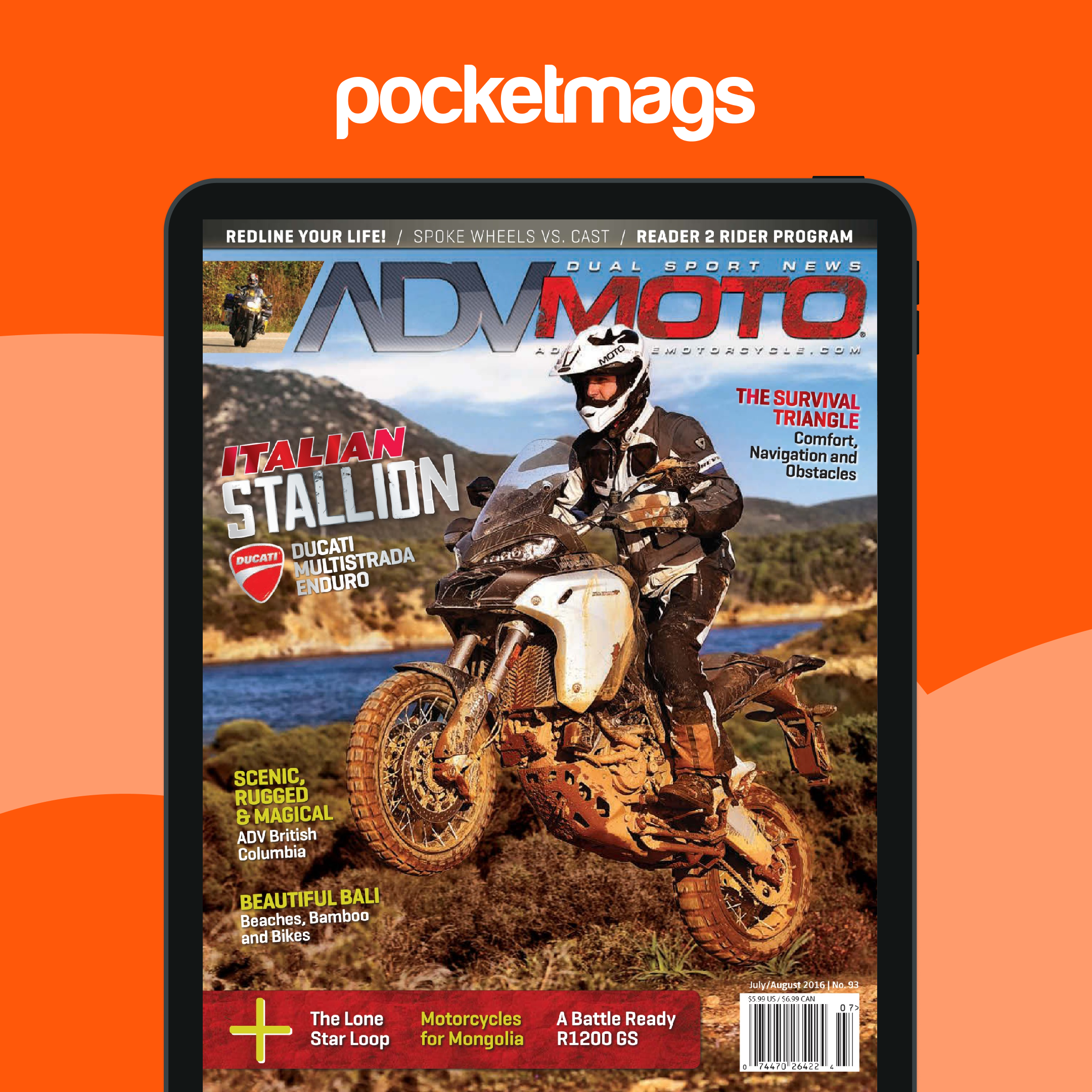 Adventure Motorcycle Magazine - ADVMoto Jul/Aug 2016 Back Issue