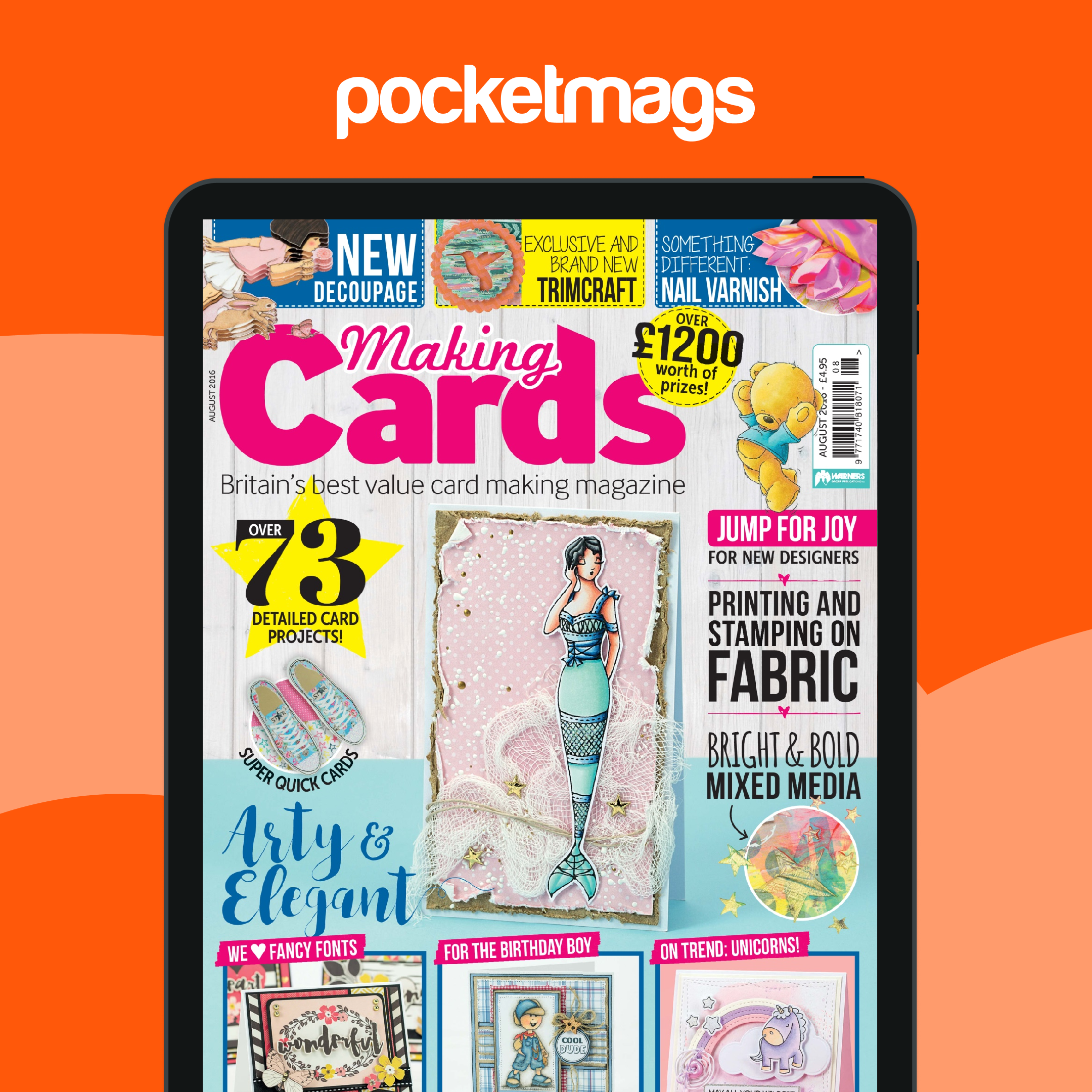 Making Cards & Papercraft Magazine - August 2016 Edición anterior