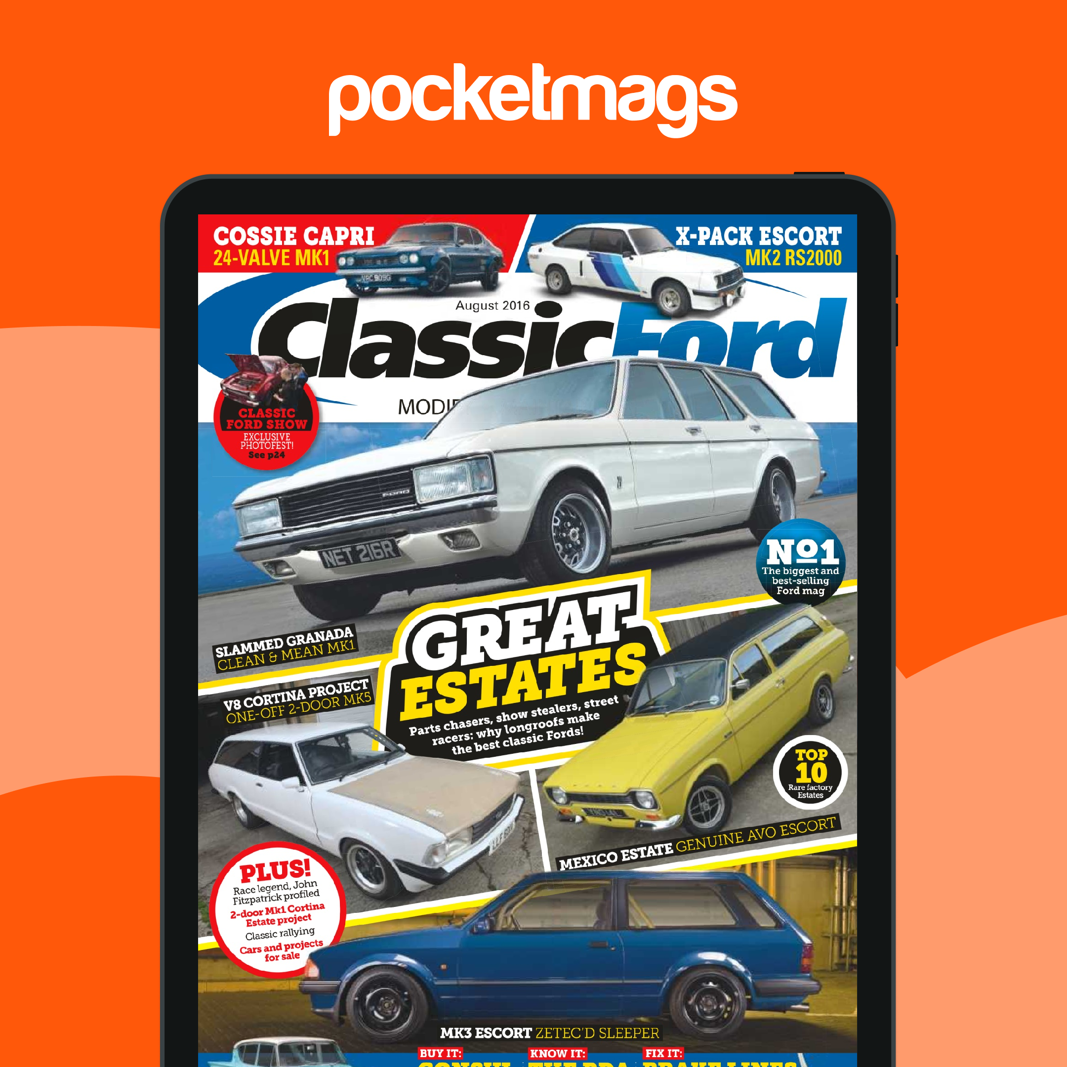Classic Ford Magazine - No. 241 - Great Estates Edición anterior