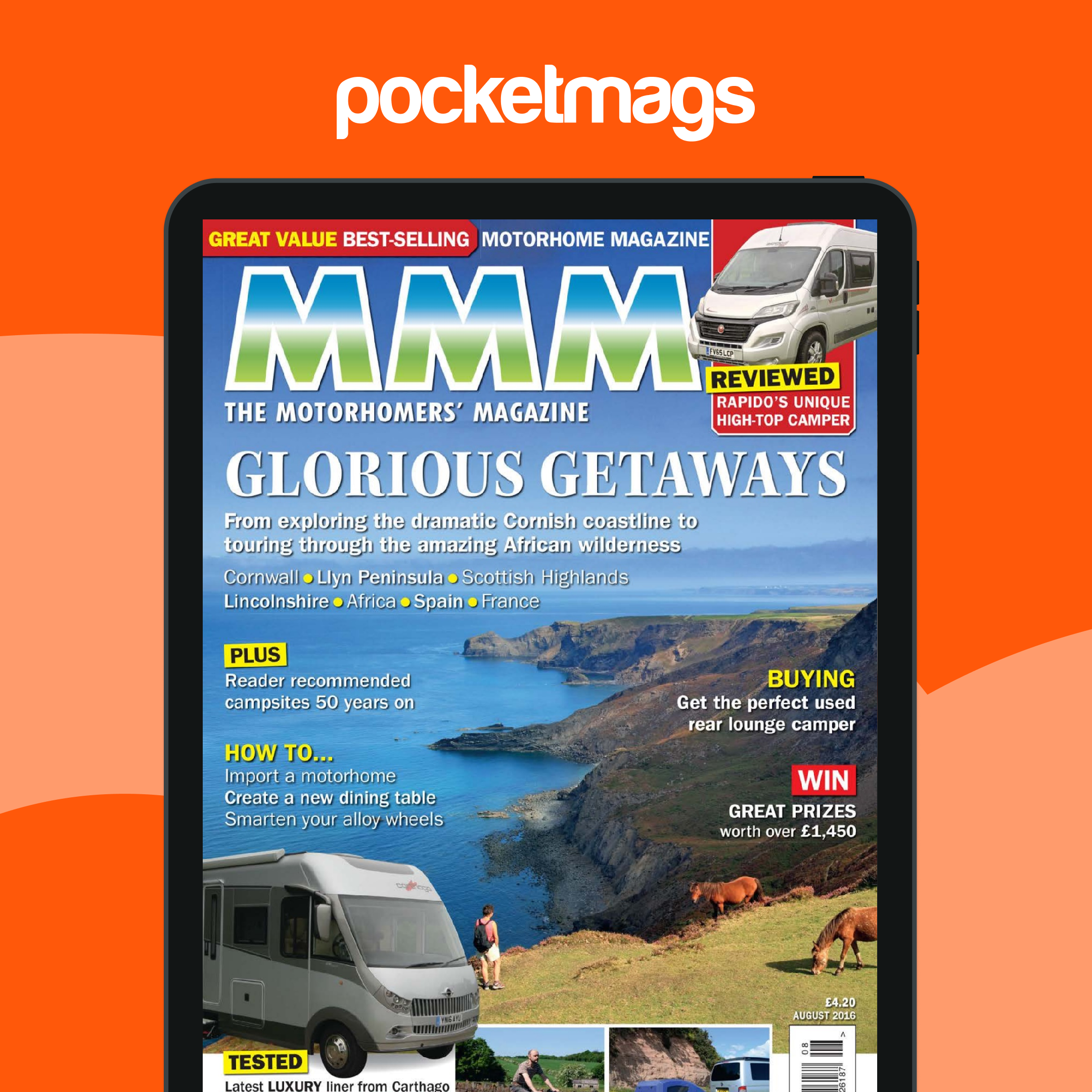 MMM magazine - Glorious Getaways - August 2016 Edición anterior