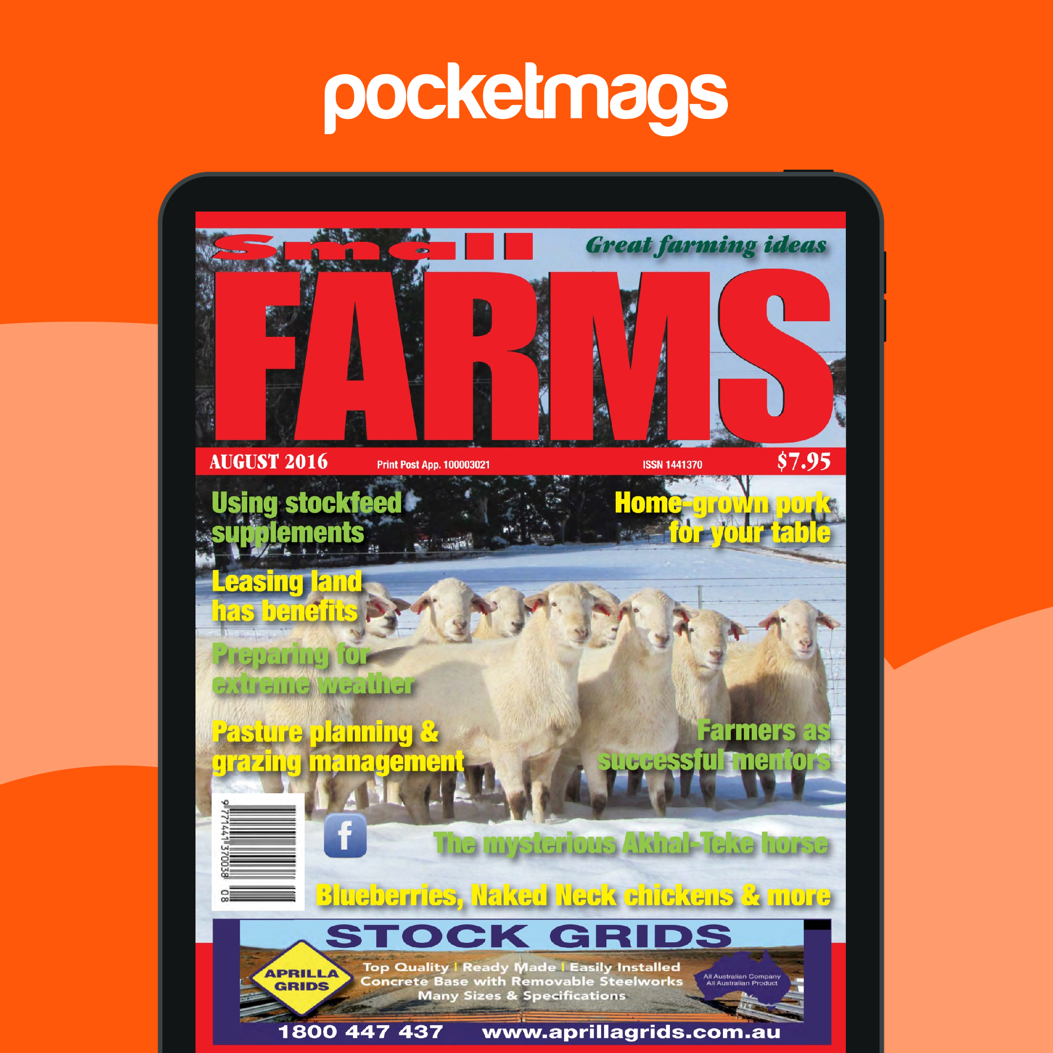 Small Farms Magazine - "August 2016 " Back Issue