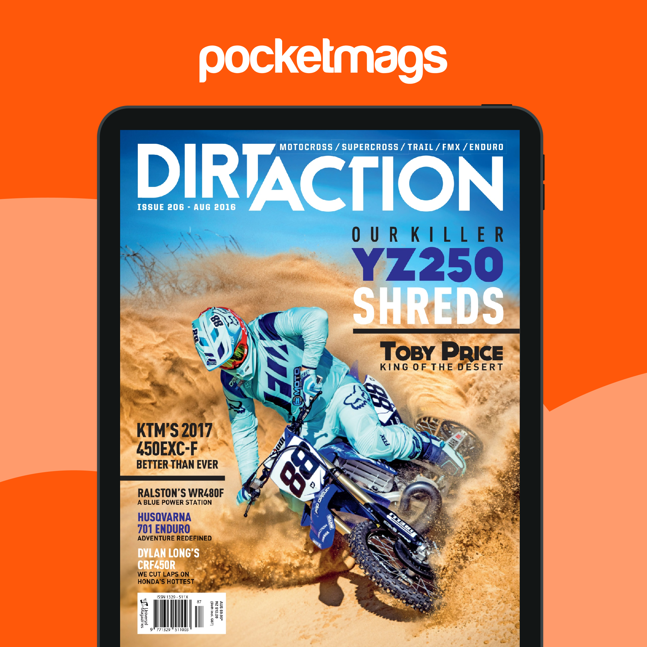 Dirt Action Magazine - Issue#206 Aug 2016 Retour à l'édition précédente