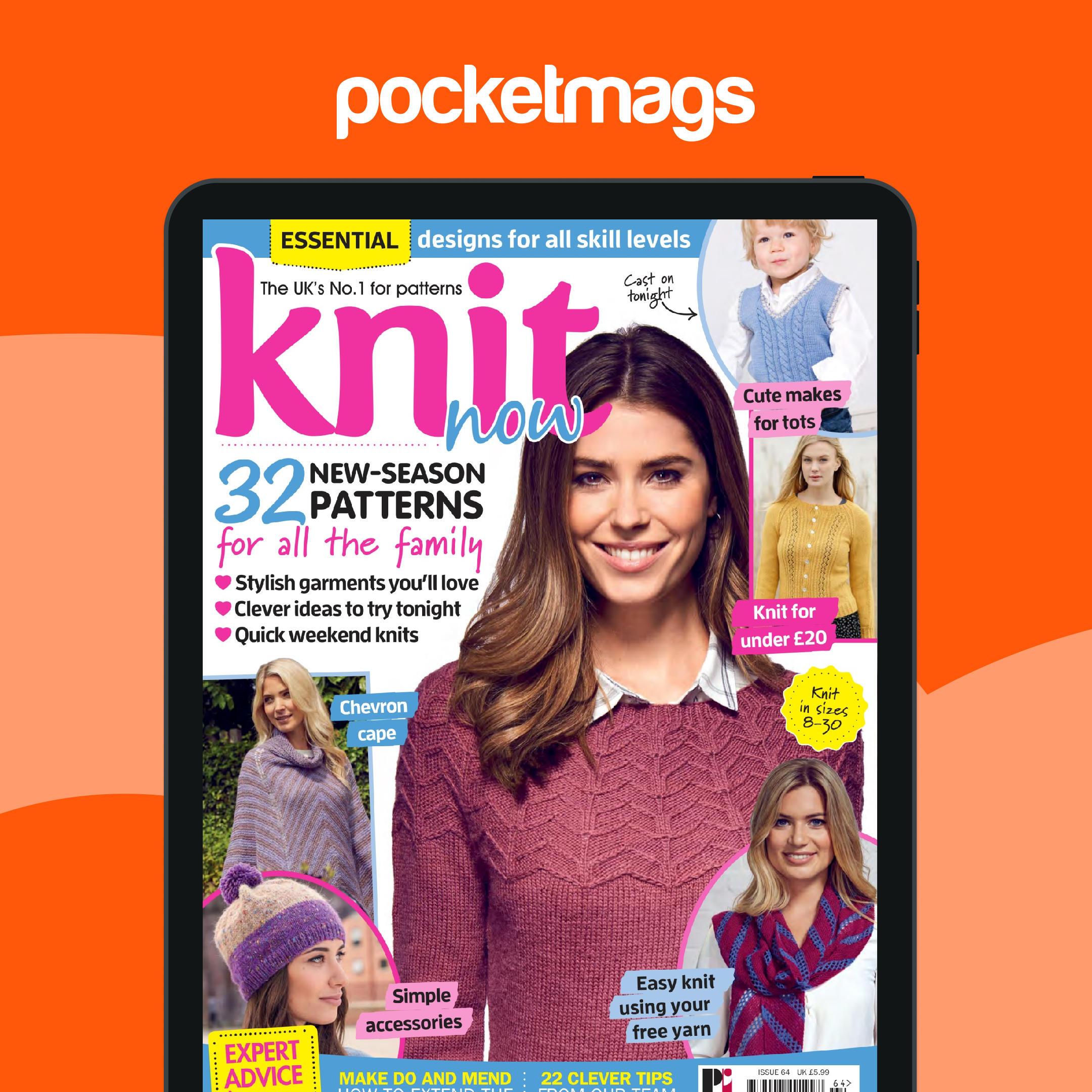 Knit Now Magazine - 64 Back Issue