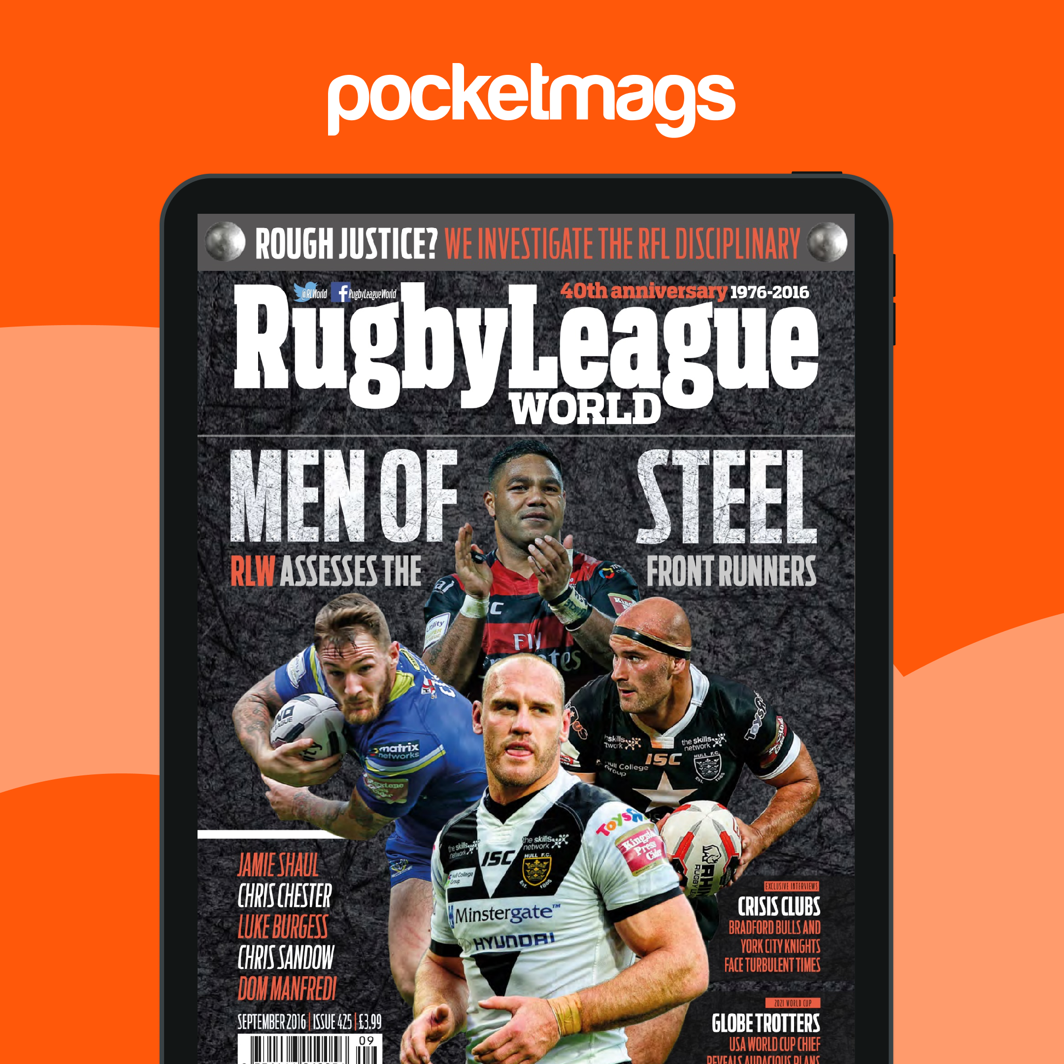 Rugby League World Magazine - 425 Back Issue