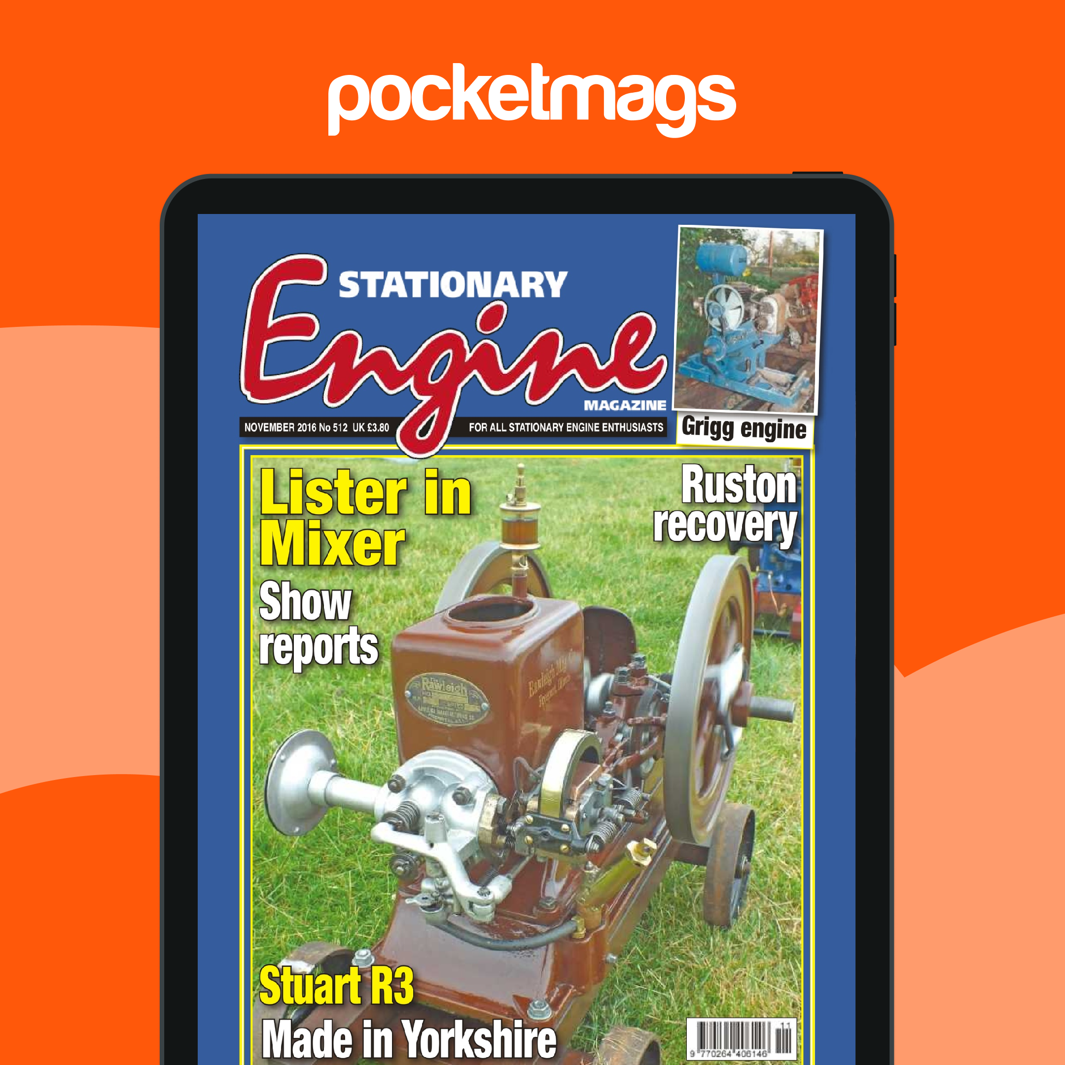 Stationary Engine Magazine - No. 512 Lister In Mixer Back Issue