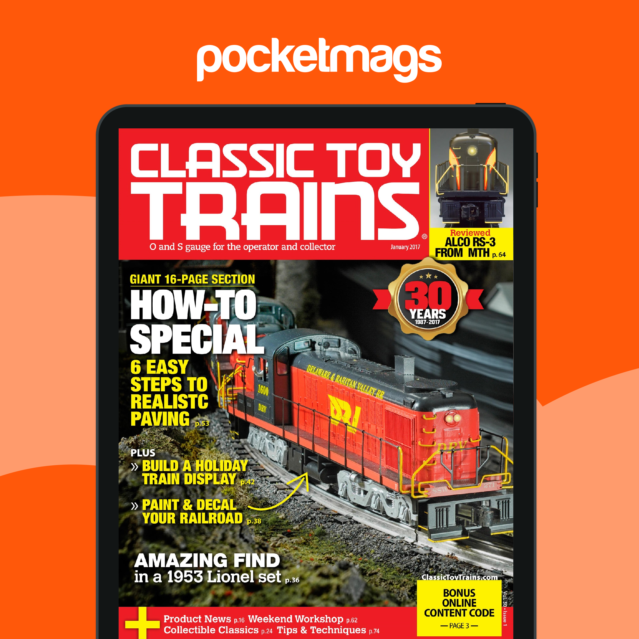 Classic Toy Trains Magazine - January 2017 Edición anterior