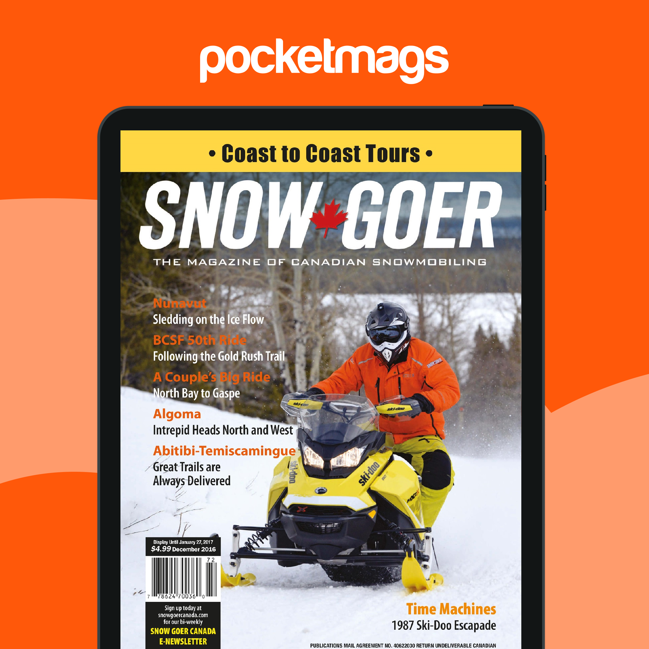 Snow Goer Canada Magazine - December 2016 Back Issue