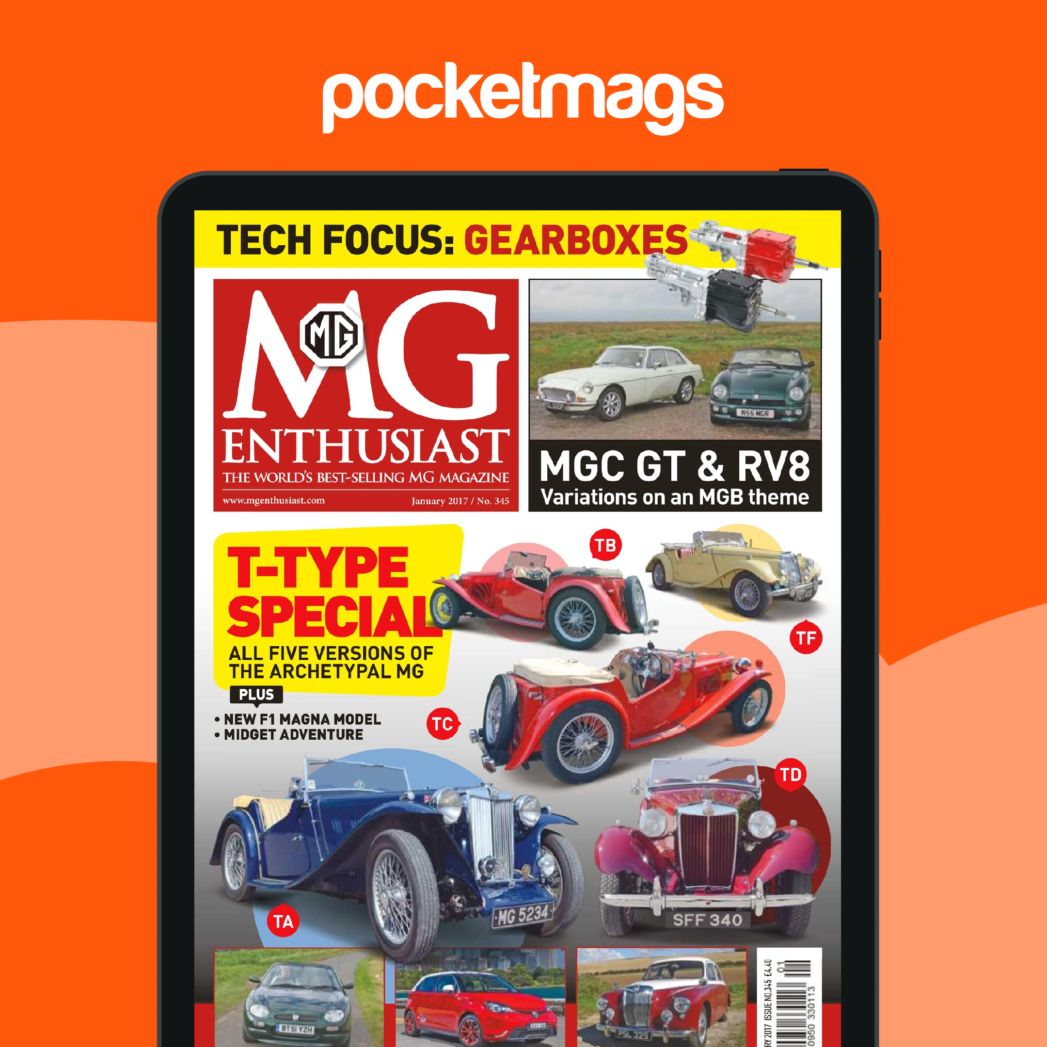 MG Enthusiast Magazine - Vol. 47 No. 1 T-Type Special Retour à l ...