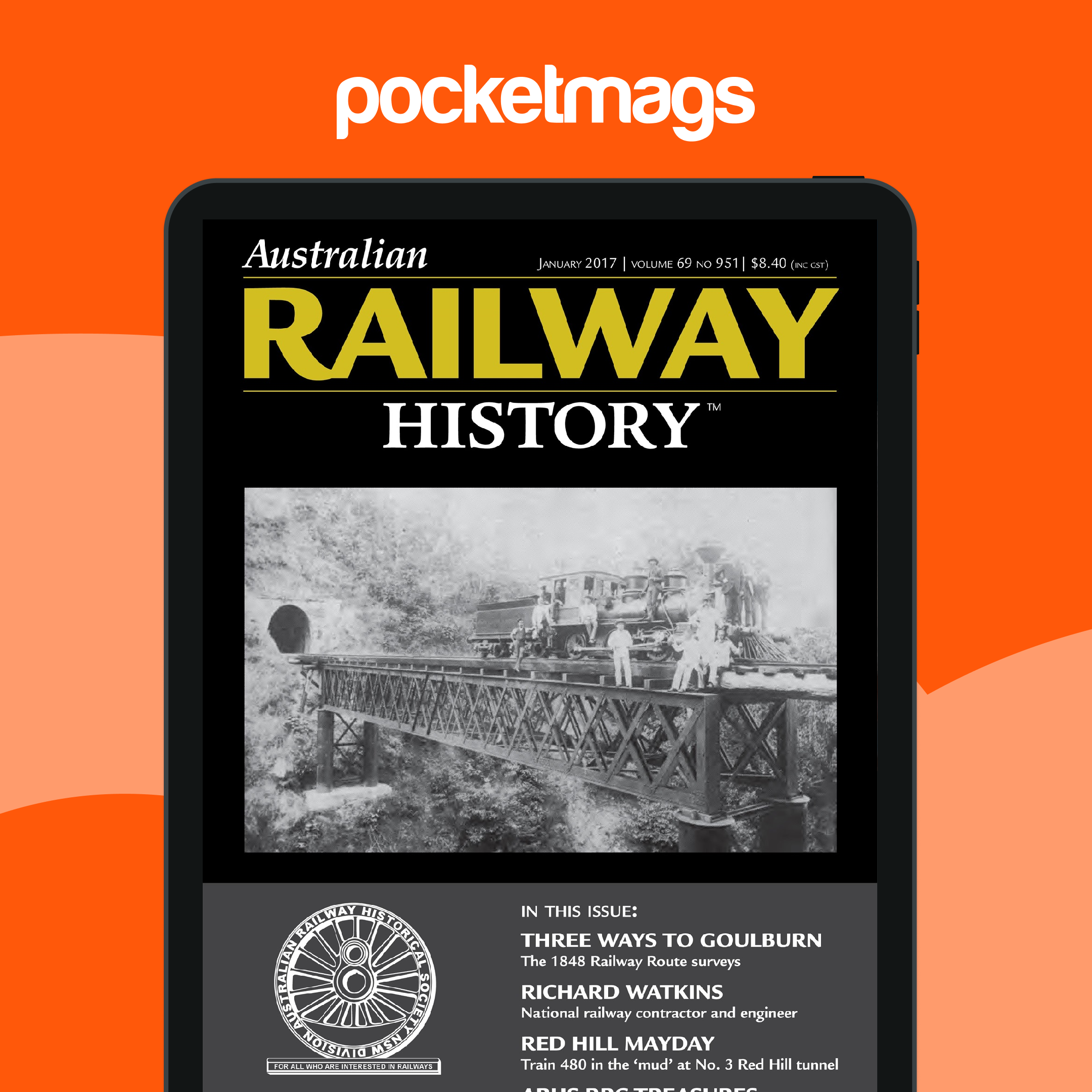 Australian Railway History Magazine - ARH January 2017 Edición anterior
