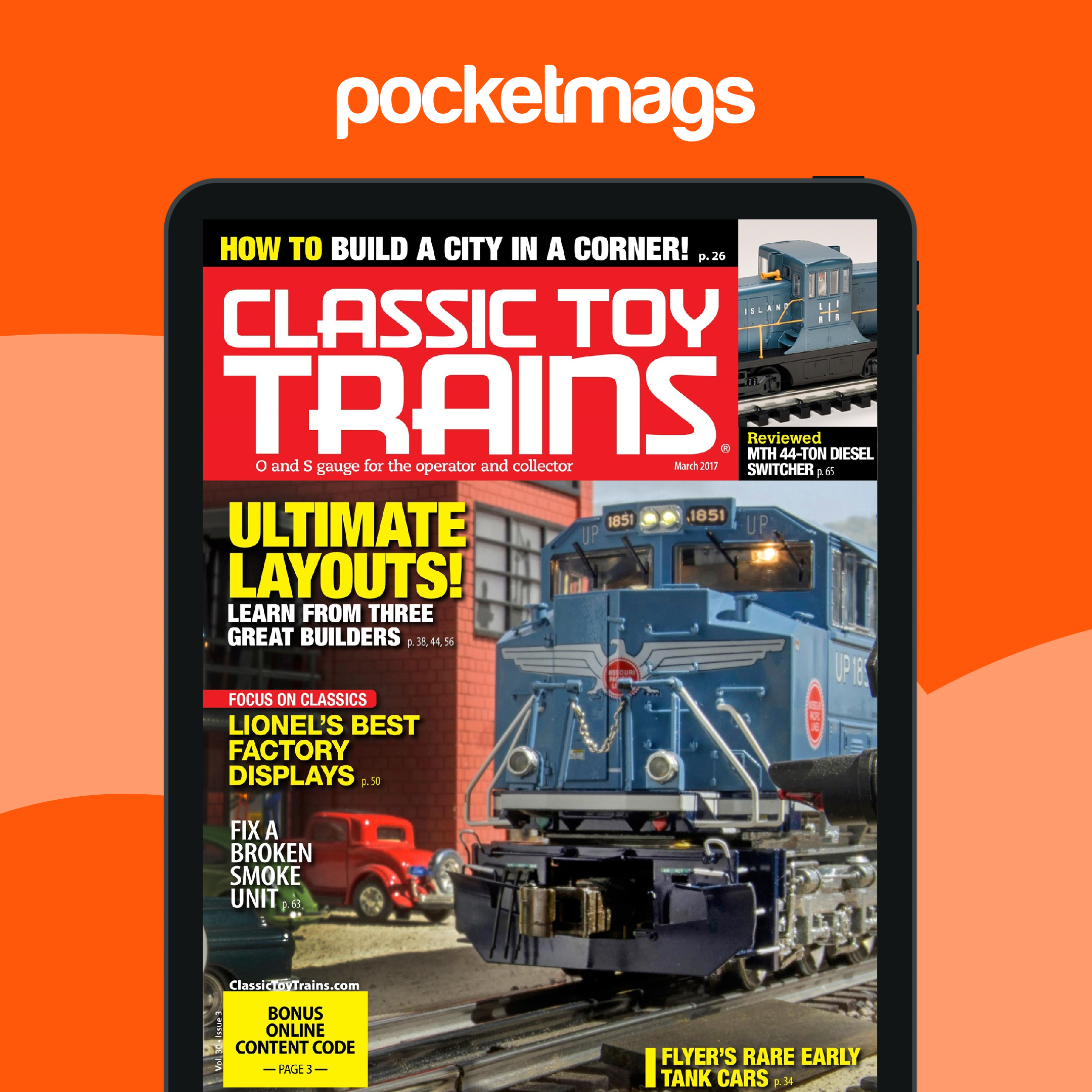 Classic Toy Trains Magazine - March 2017 Retour à l'édition précédente