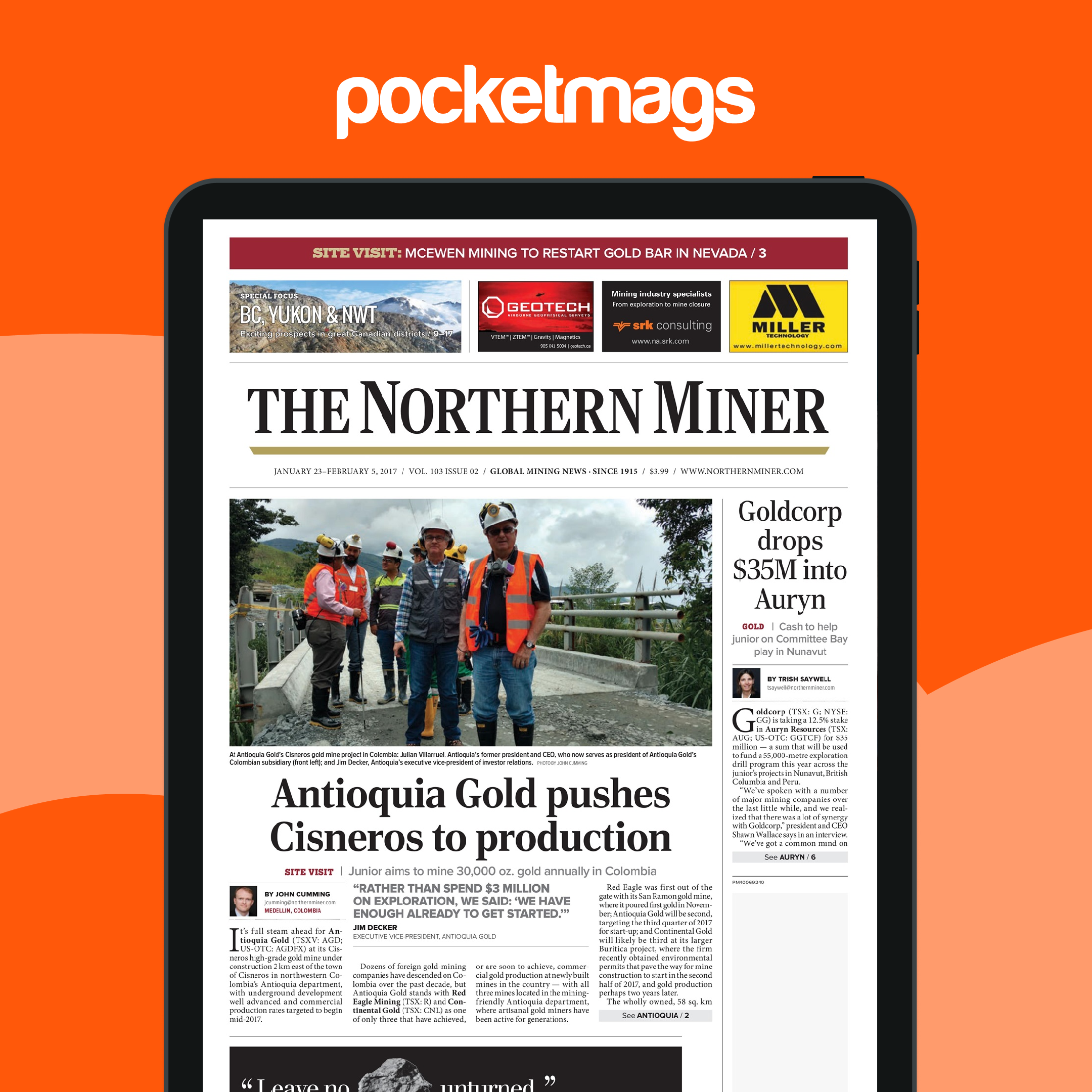 The Northern Miner Magazine - Vol. 103 No. 2 Back Issue