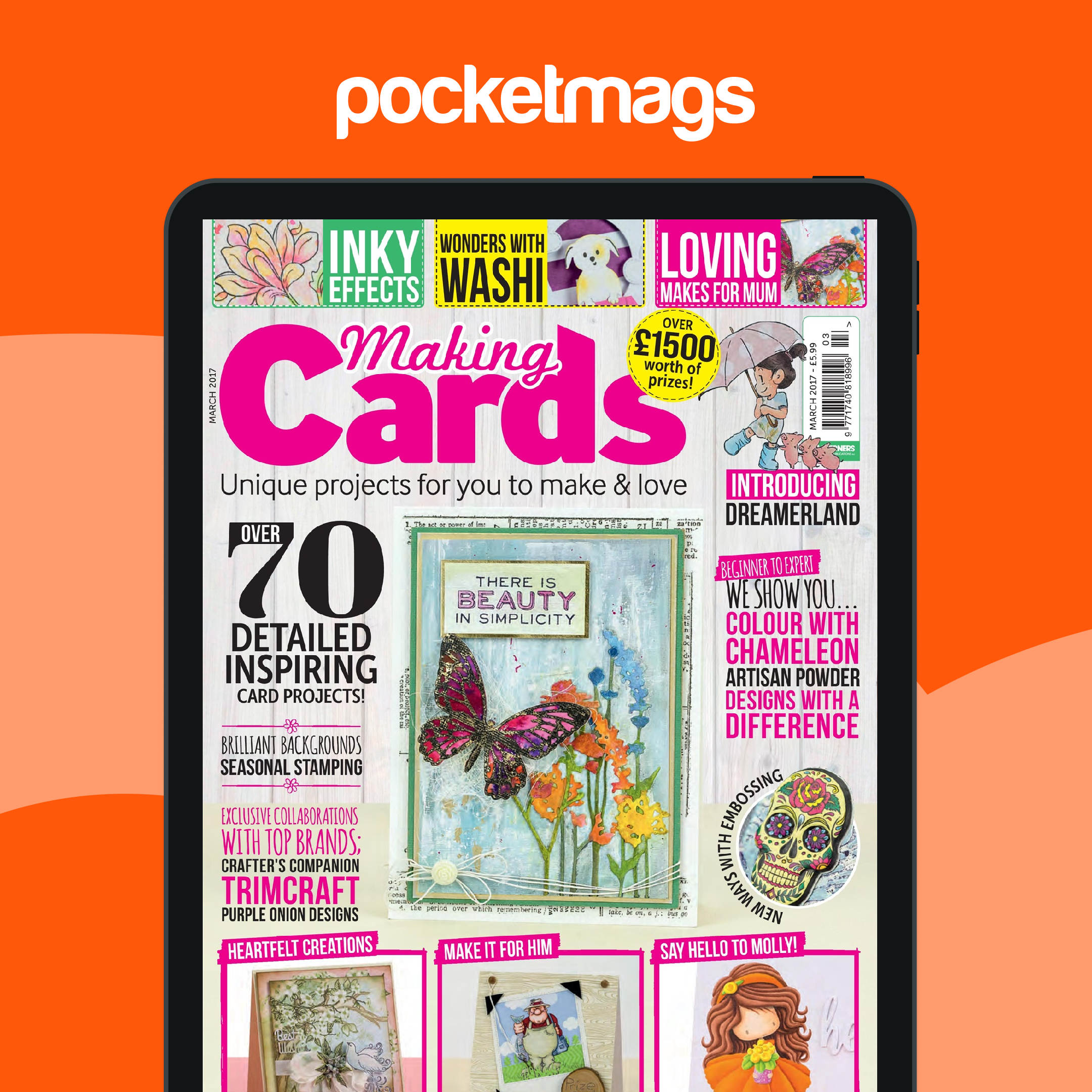 Making Cards & Papercraft Magazine - March 2017 Edición anterior