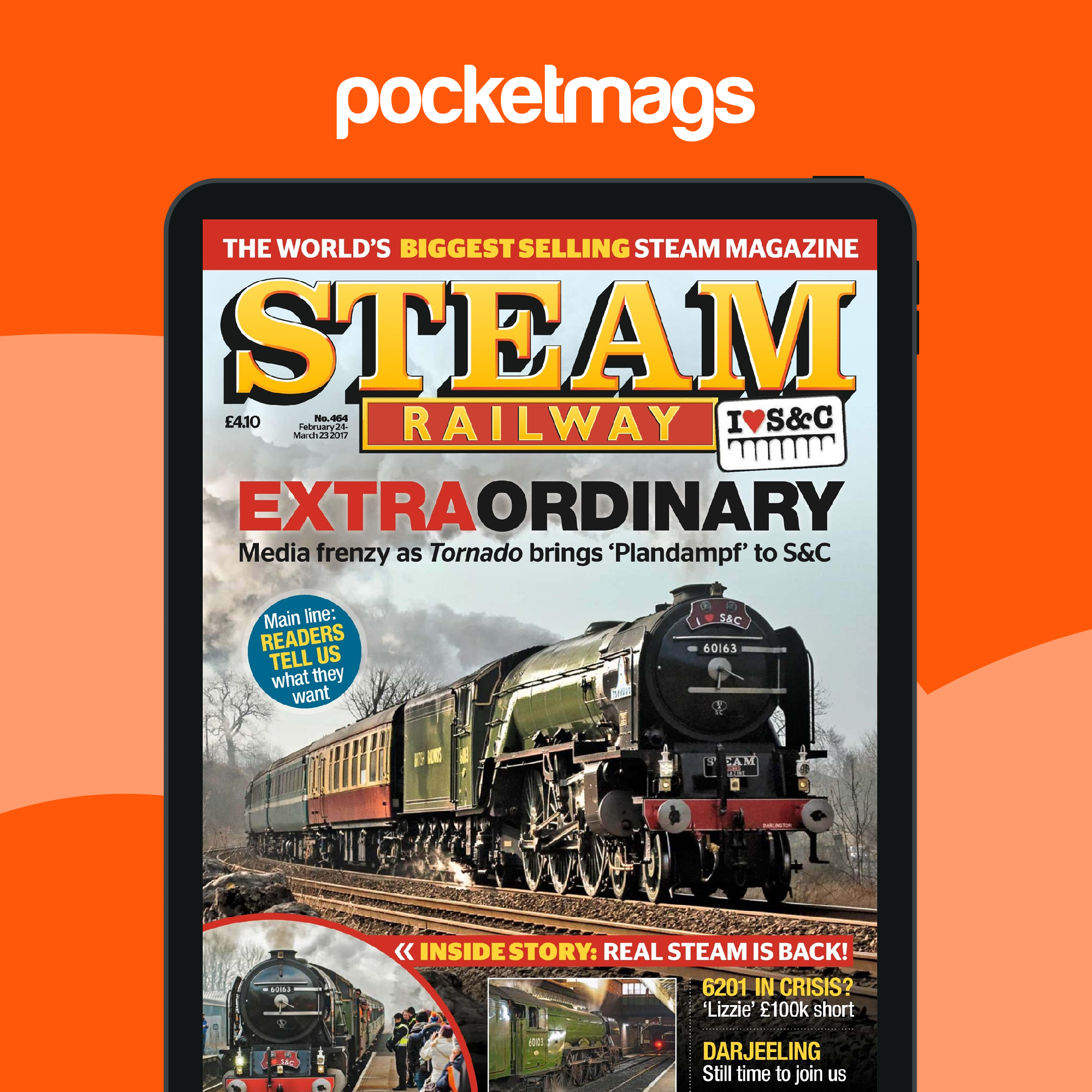 Steam Railway Magazine - Issue 464 Back Issue