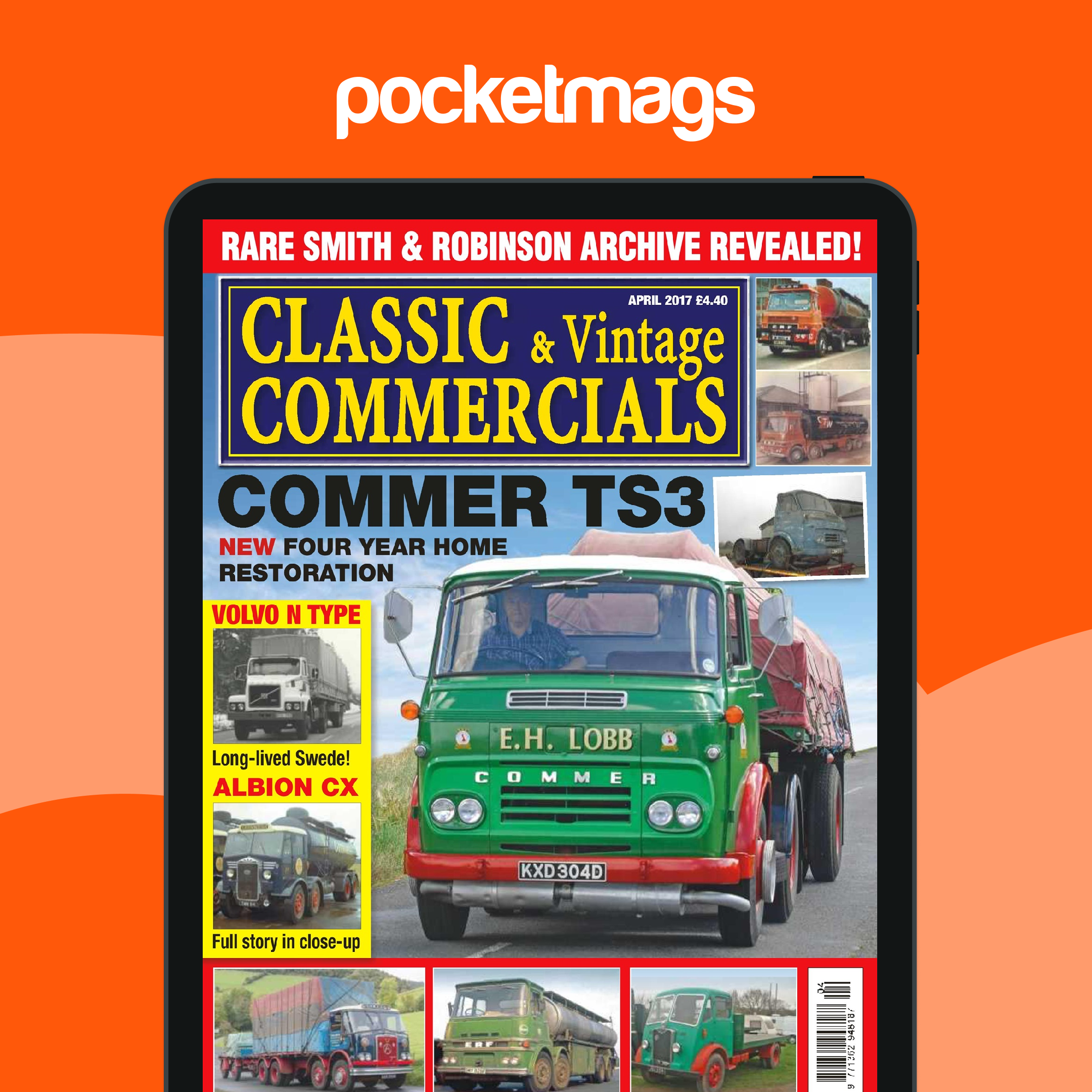 Classic & Vintage Commercials Magazine - Vol. 22 No. 8 Commer TS3 Back ...