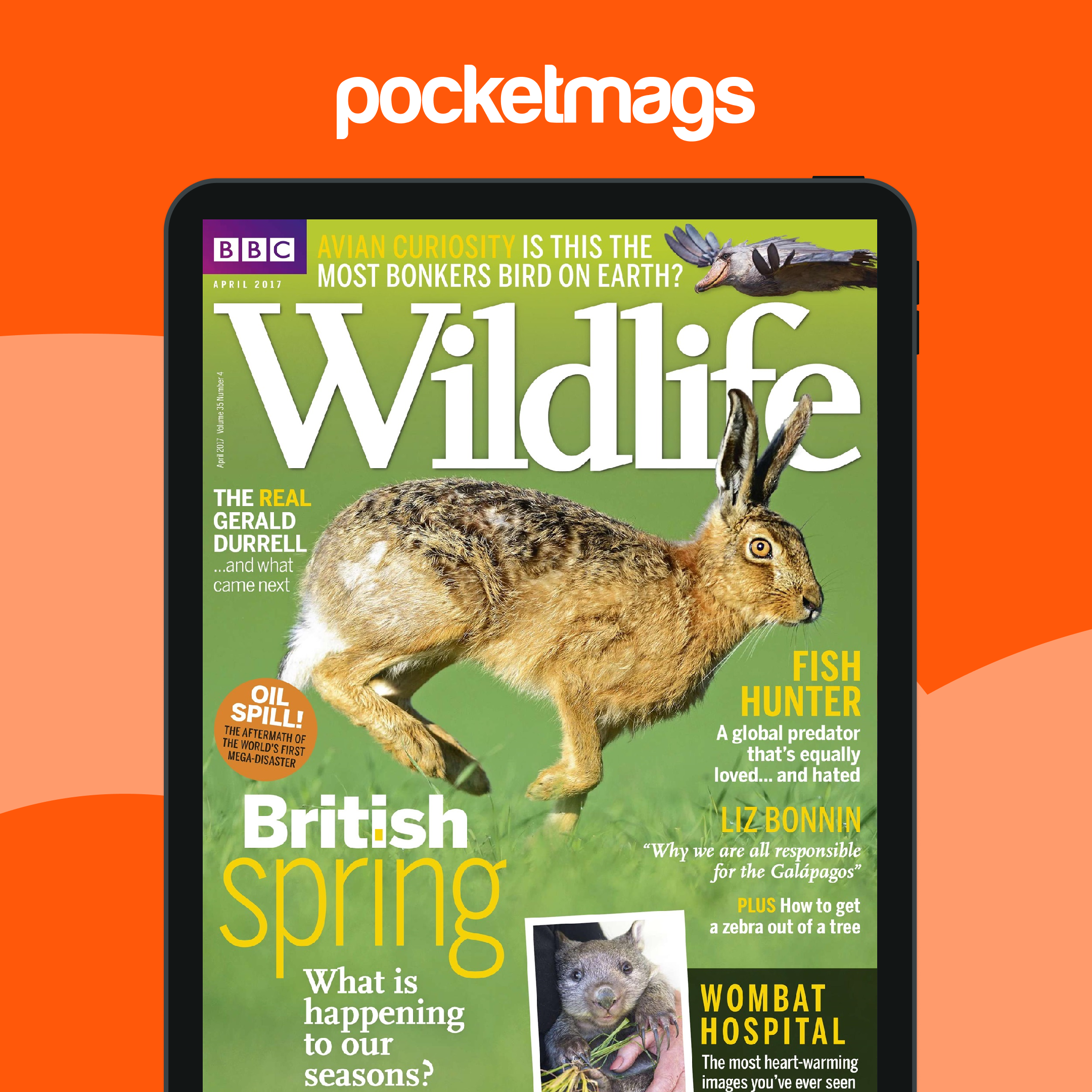BBC Wildlife Magazine - April 2017 Back Issue