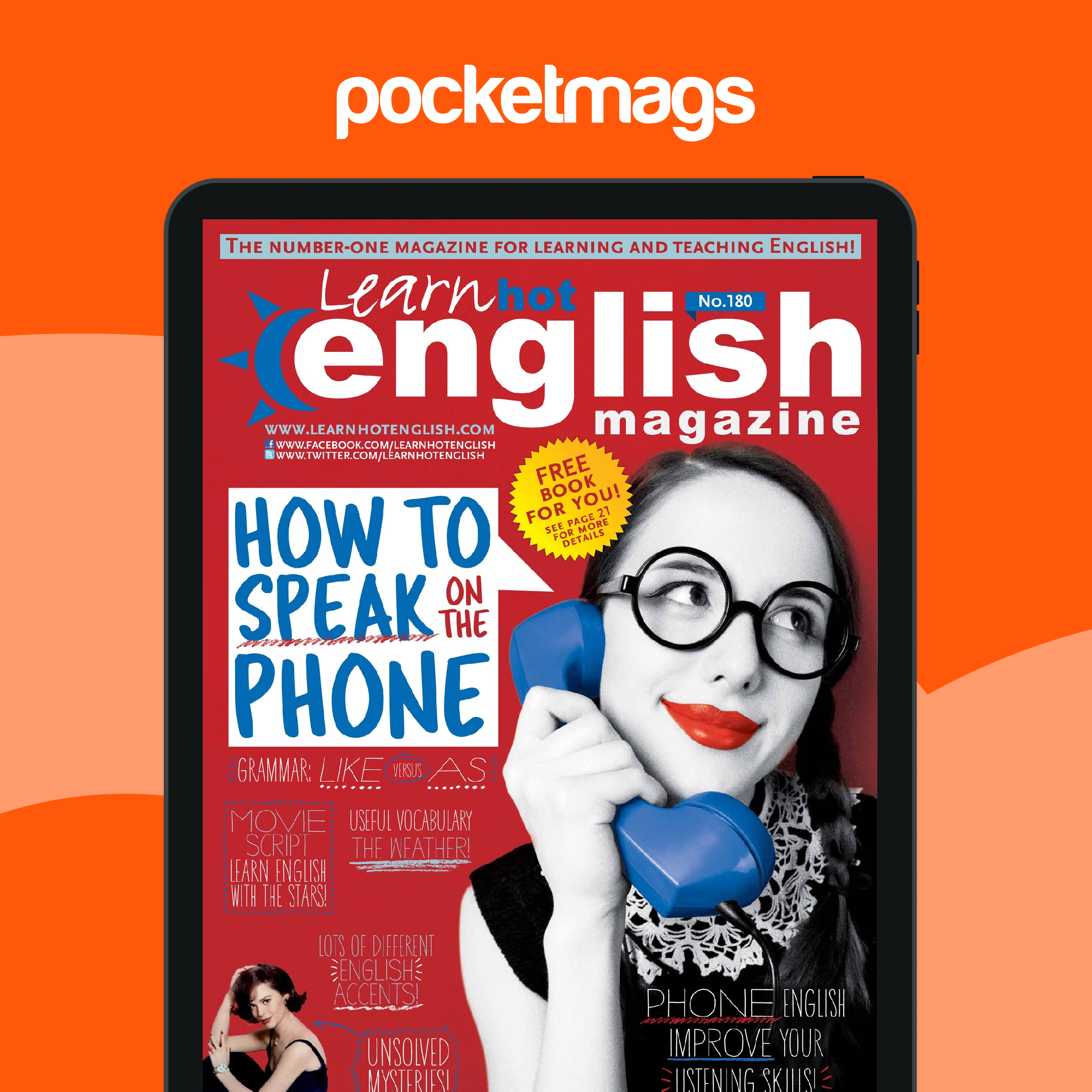 Learn Hot English Magazine - 180 Edición anterior
