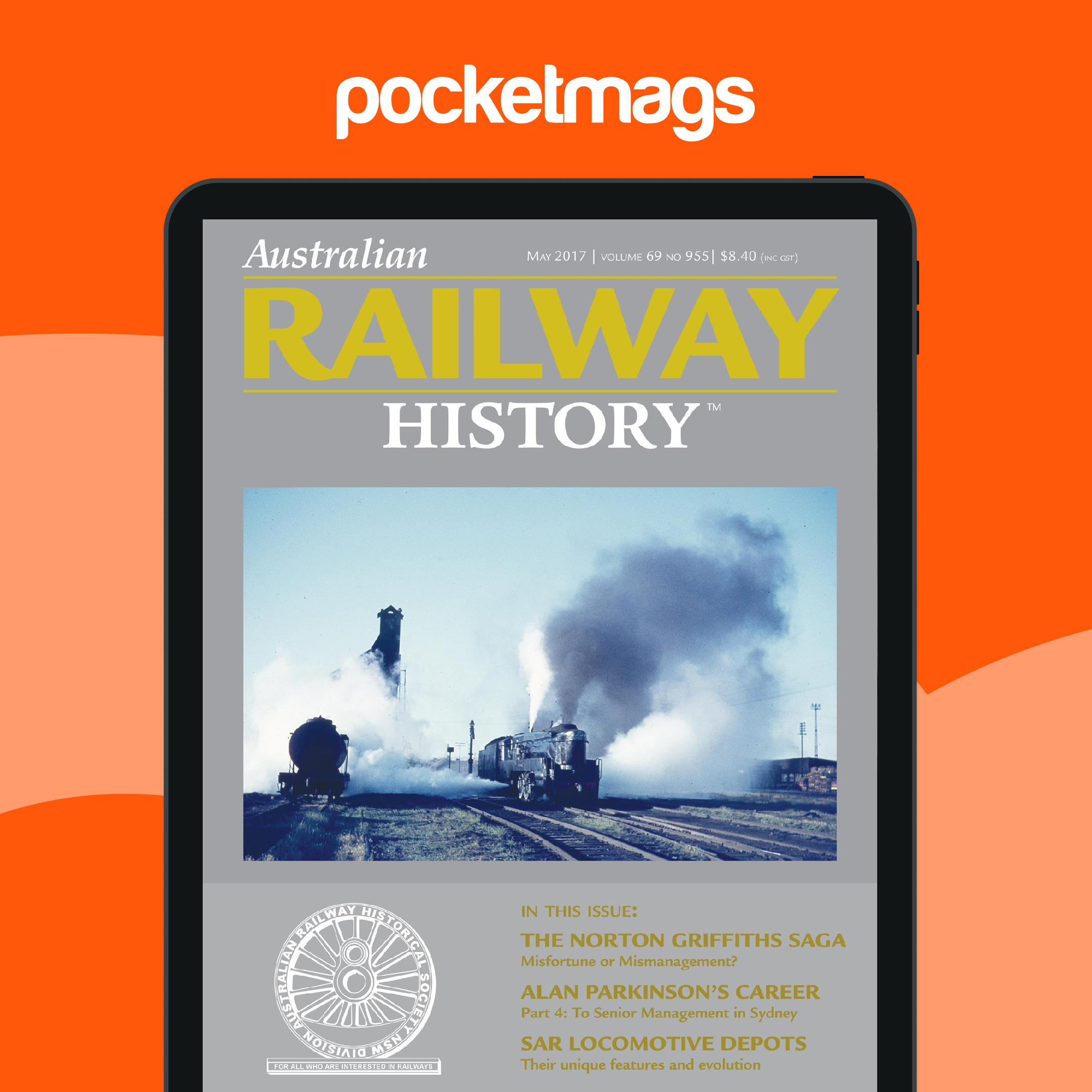 Australian Railway History Magazine - May 2017 Edição anterior
