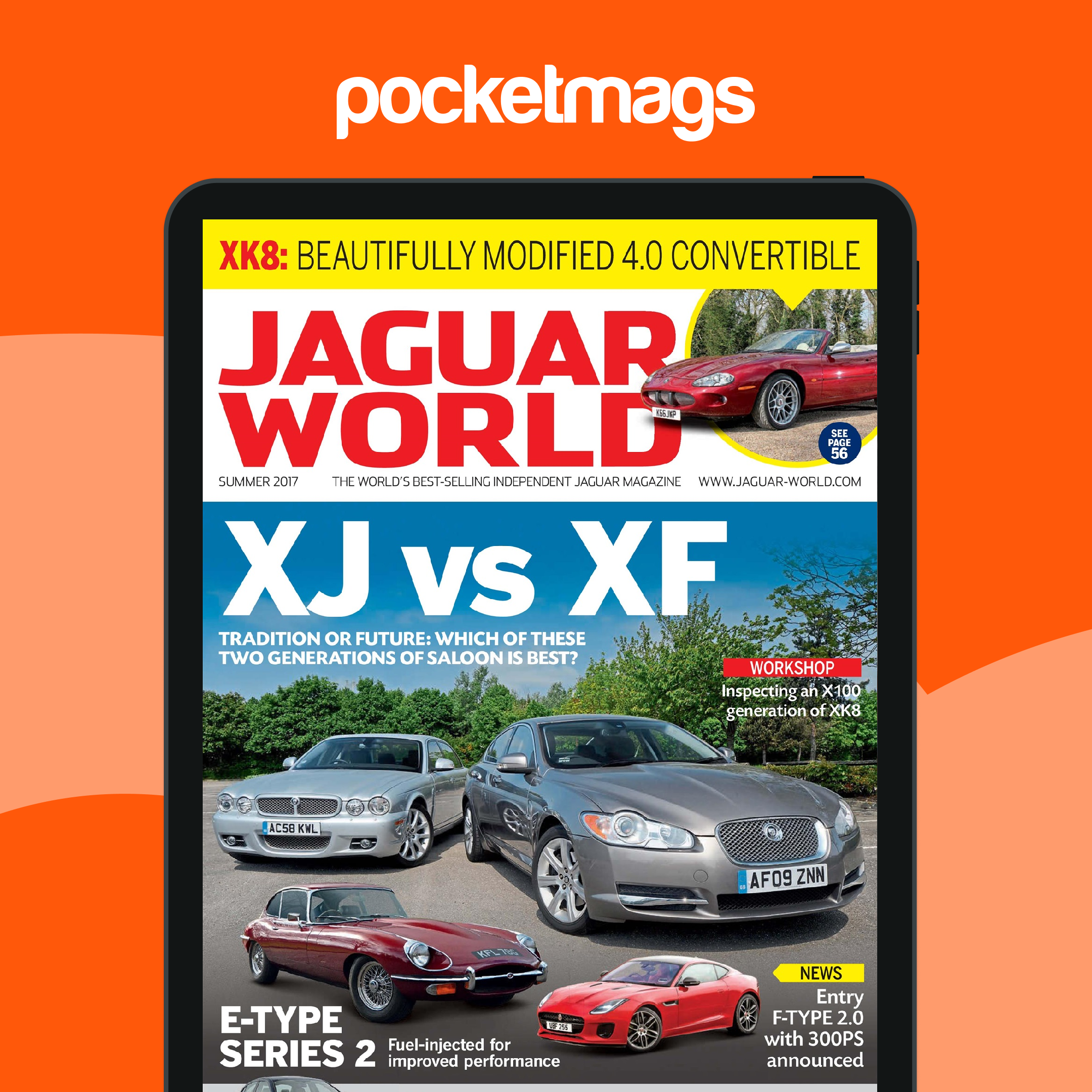 Jaguar World Magazine - No. 185 XJ vs XF Back Issue