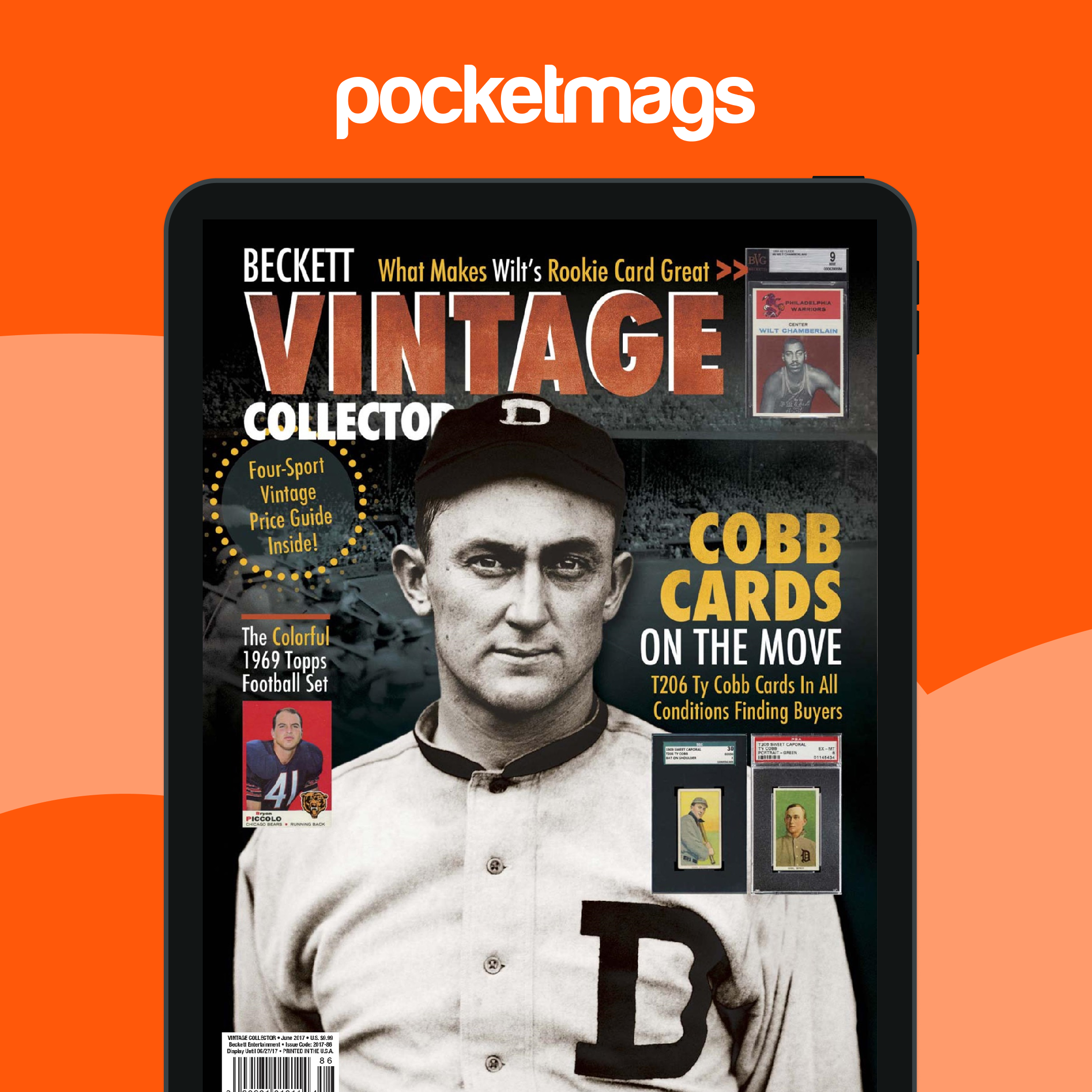 Beckett Vintage Collector Magazine - June 2017 Back Issue