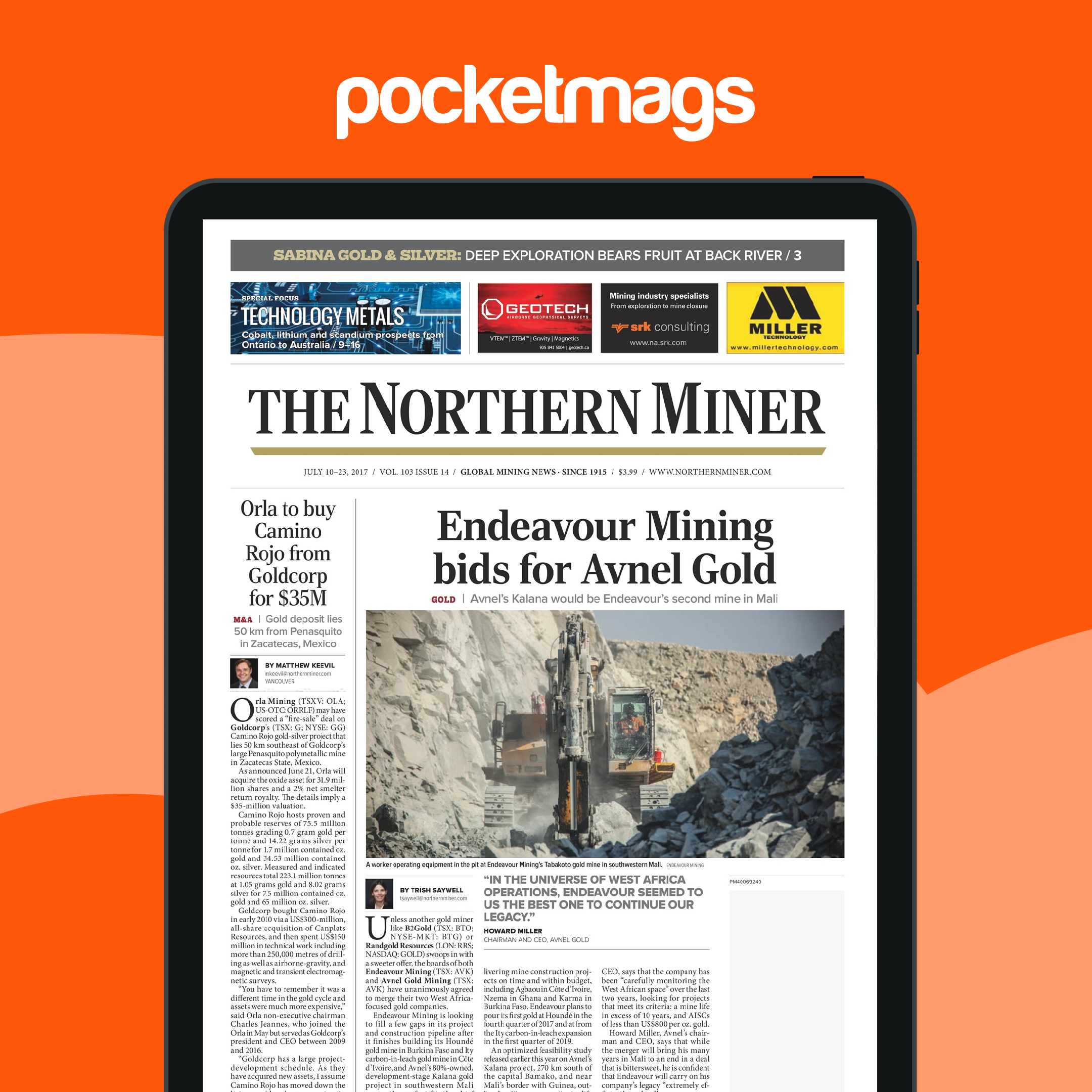 The Northern Miner Magazine - Vol. 103 No. 14 Back Issue