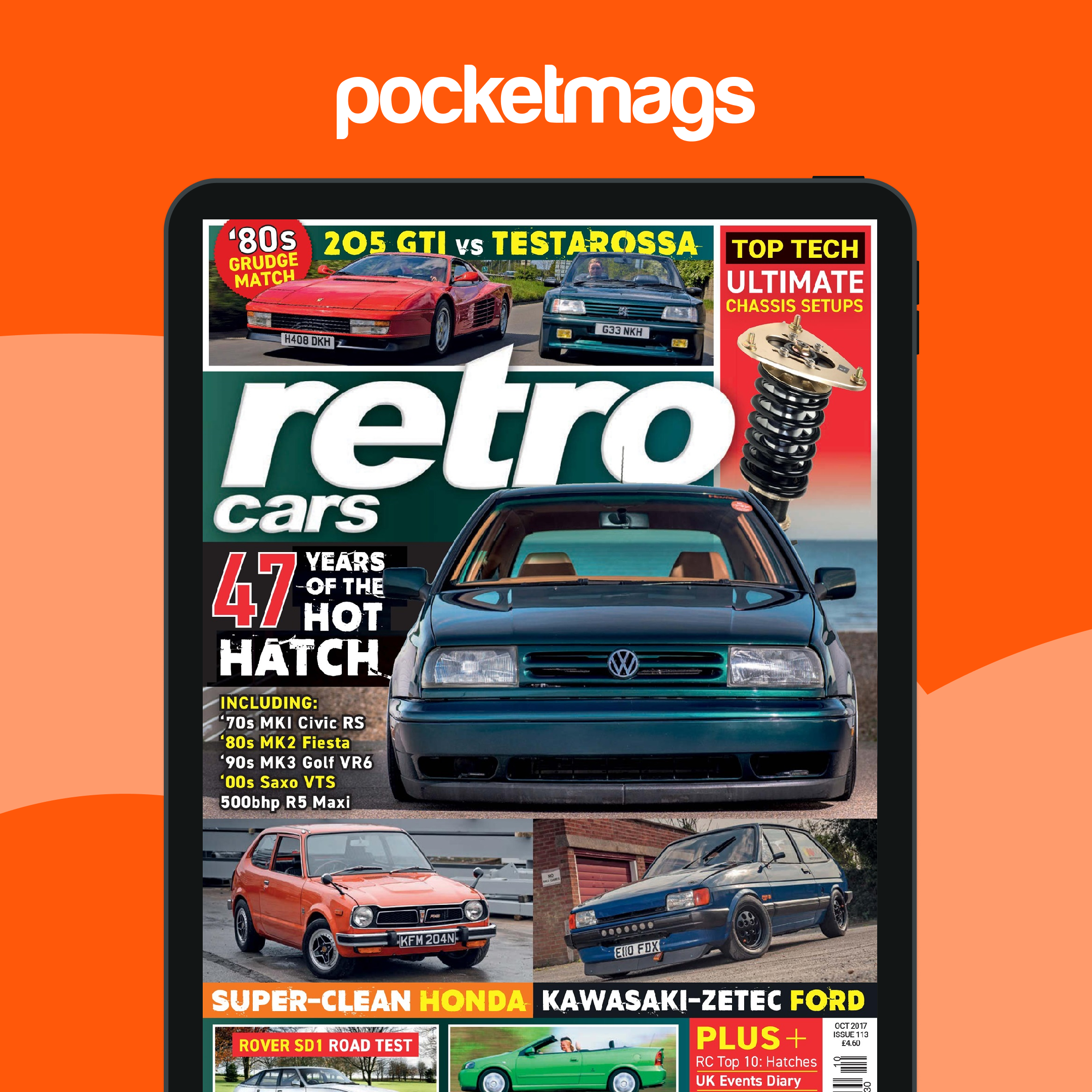 Retro Cars Magazine - No. 113 47 years of the hot hatch Edición anterior