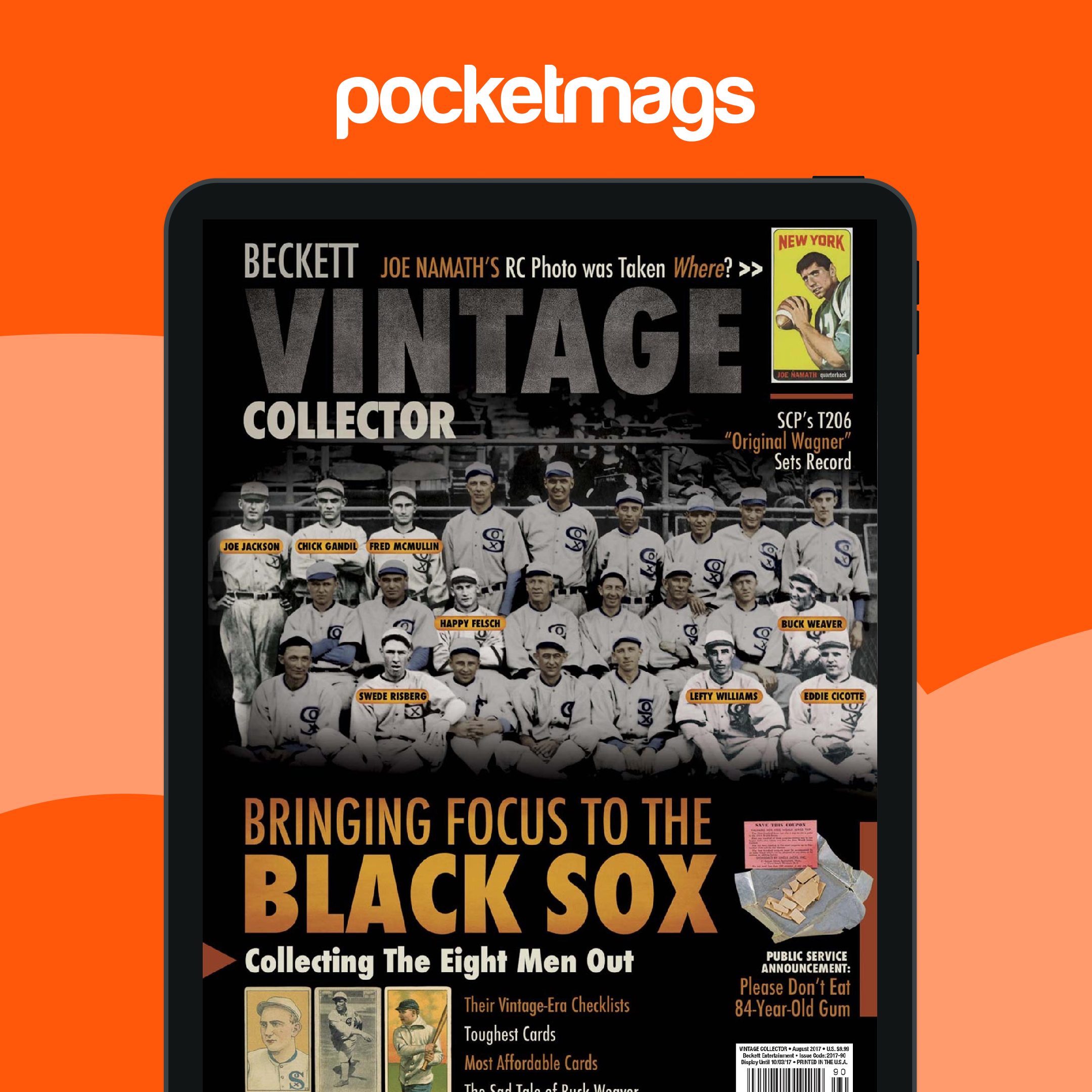 Beckett Vintage Collector Magazine - August 2017 Back Issue