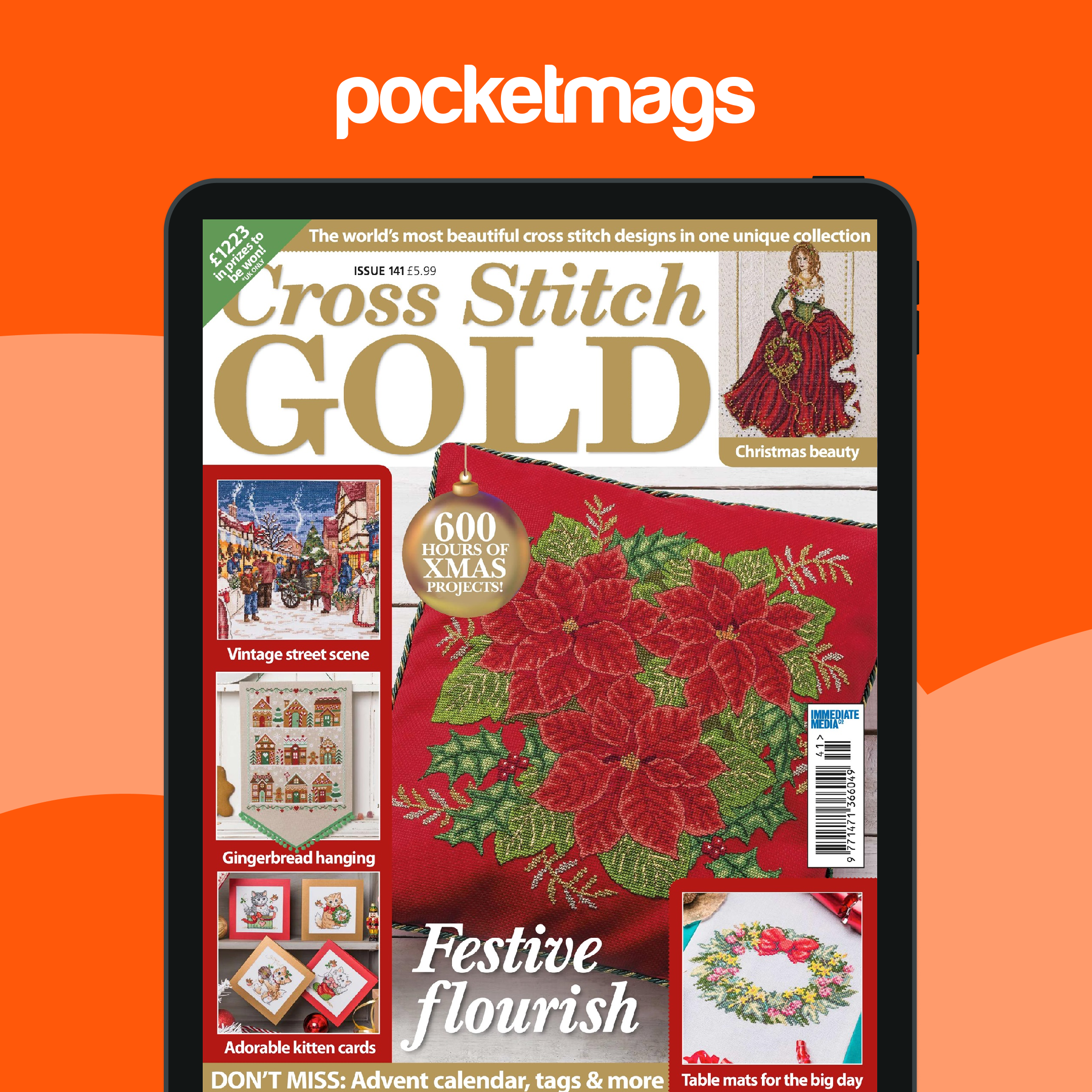 Cross Stitch Gold Magazine - September 2017 Back Issue