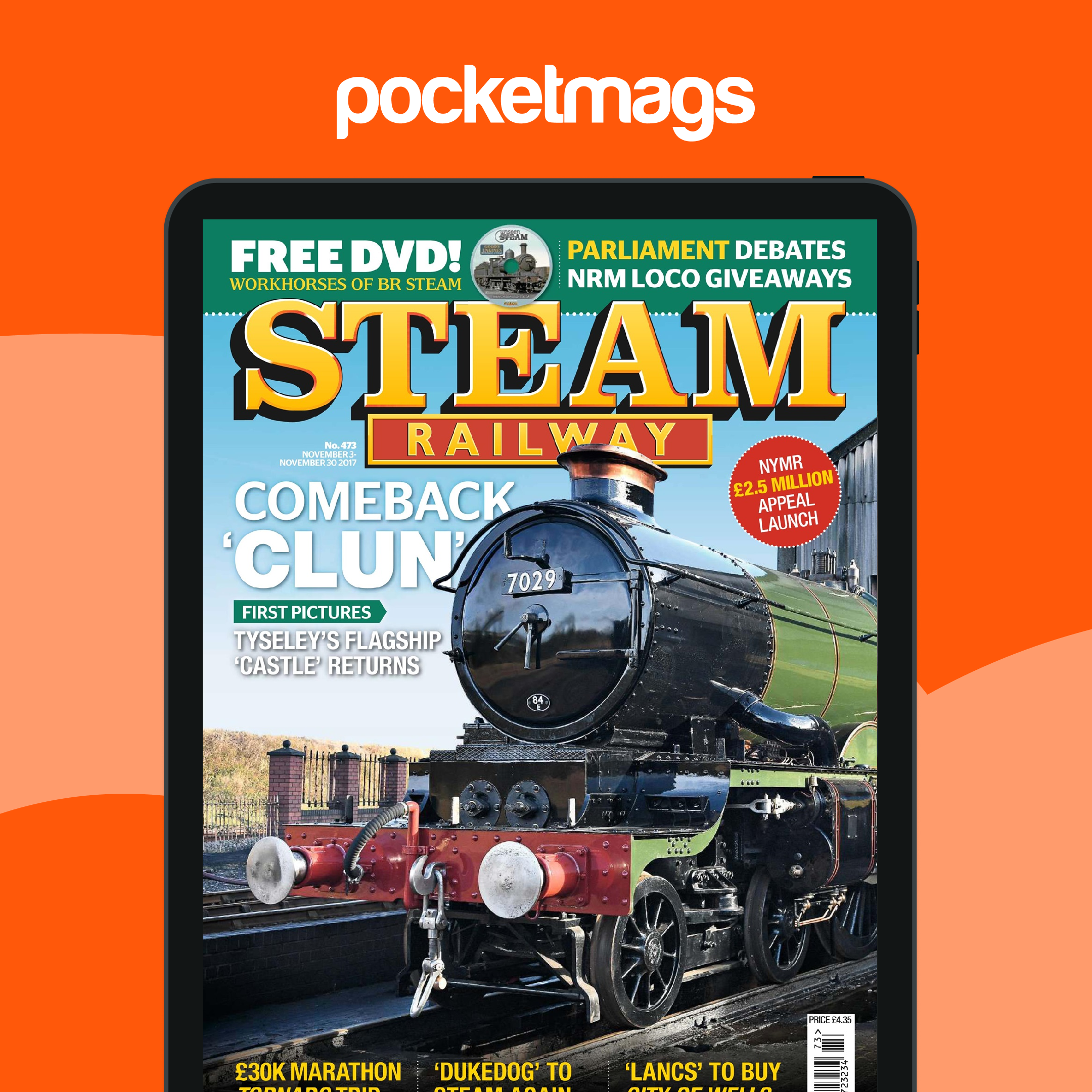 Steam Railway Magazine - Issue 473 Back Issue