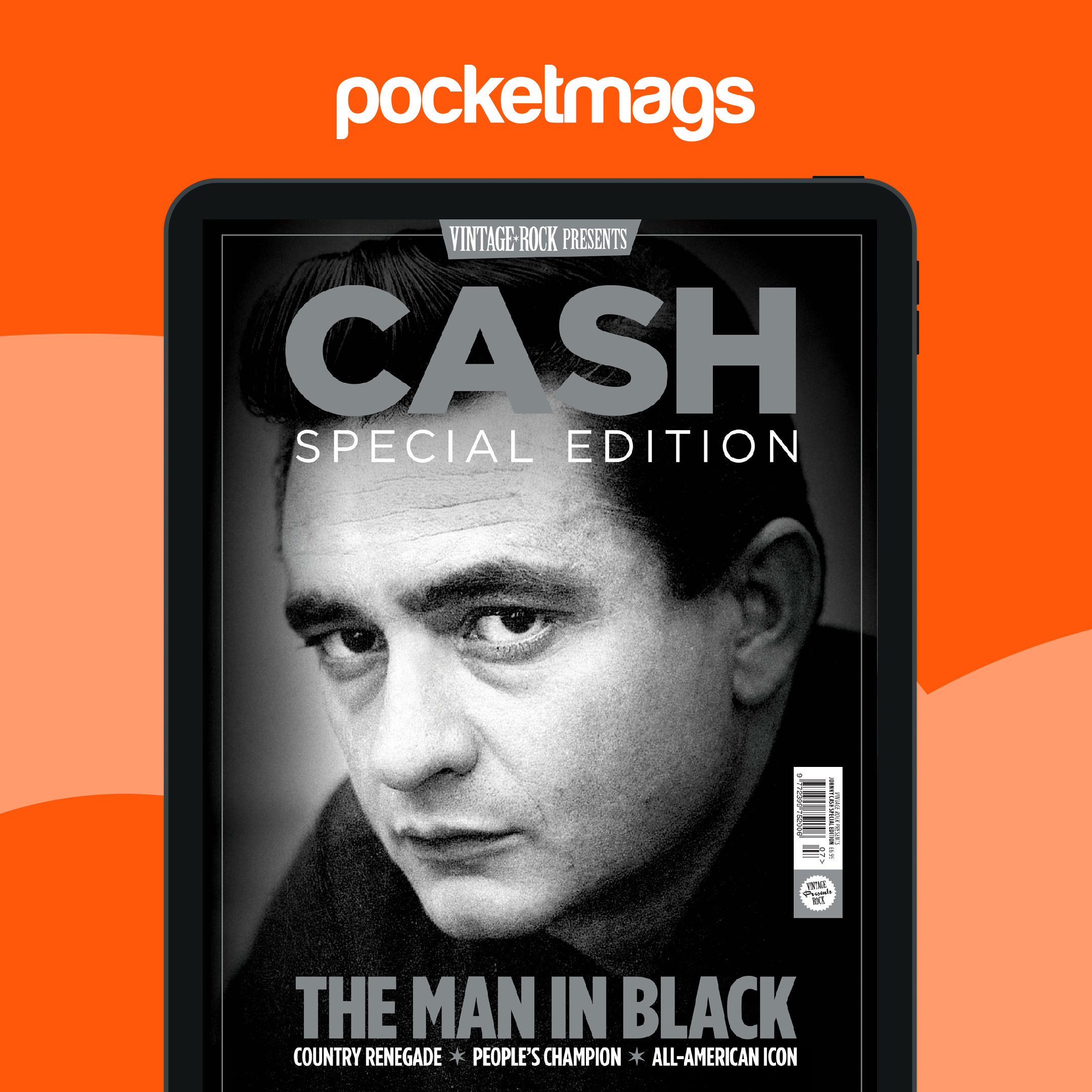 Vintage Rock Presents Magazine - Johnny Cash Back Issue