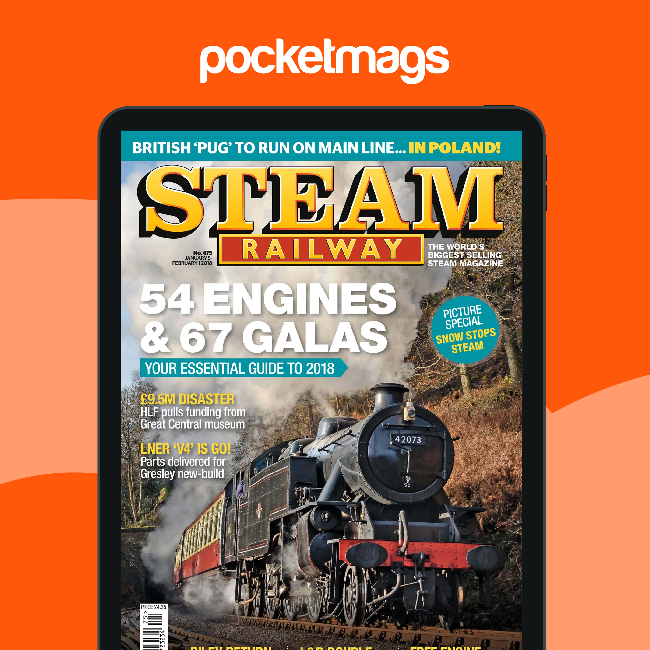 Steam Railway Magazine - Issue 475 Back Issue