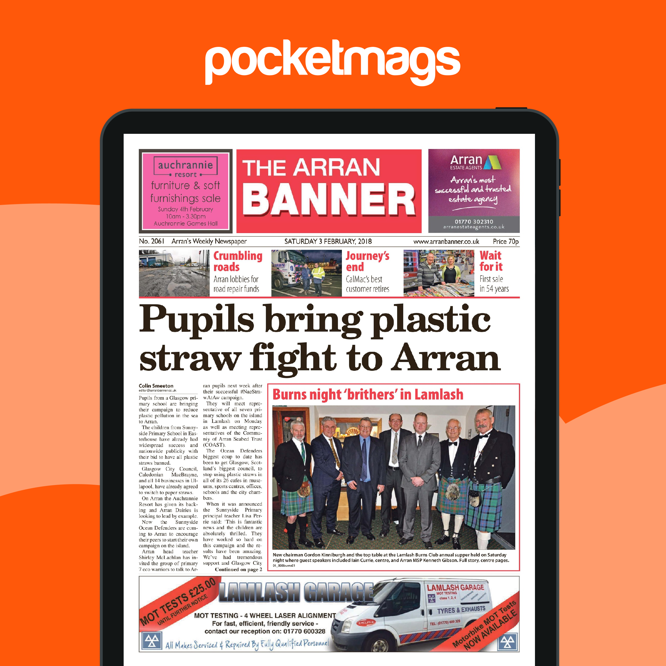 Arran Banner Magazine - 03 February 2018 Edición anterior