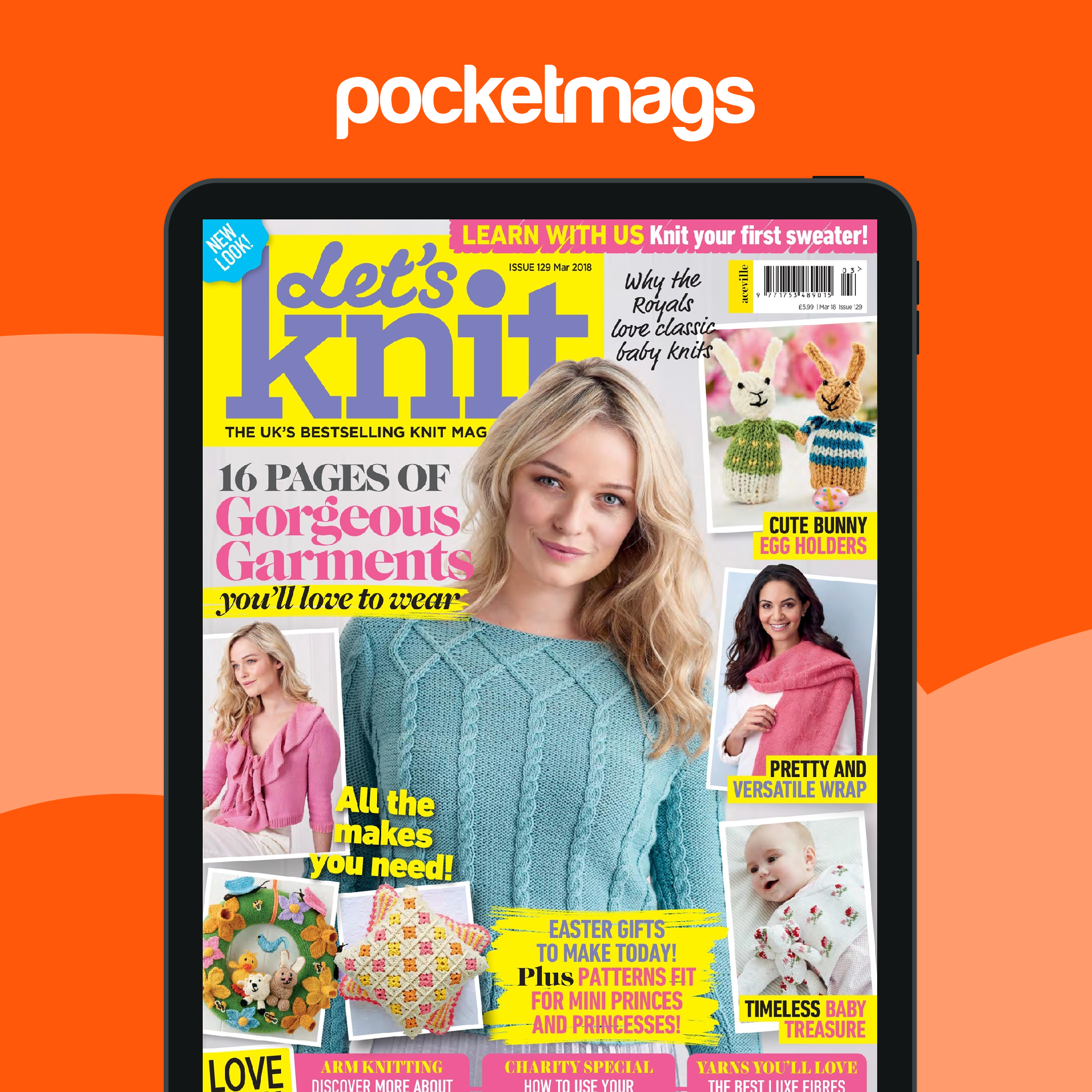 Let's Knit Magazine - Mar-18 Back Issue