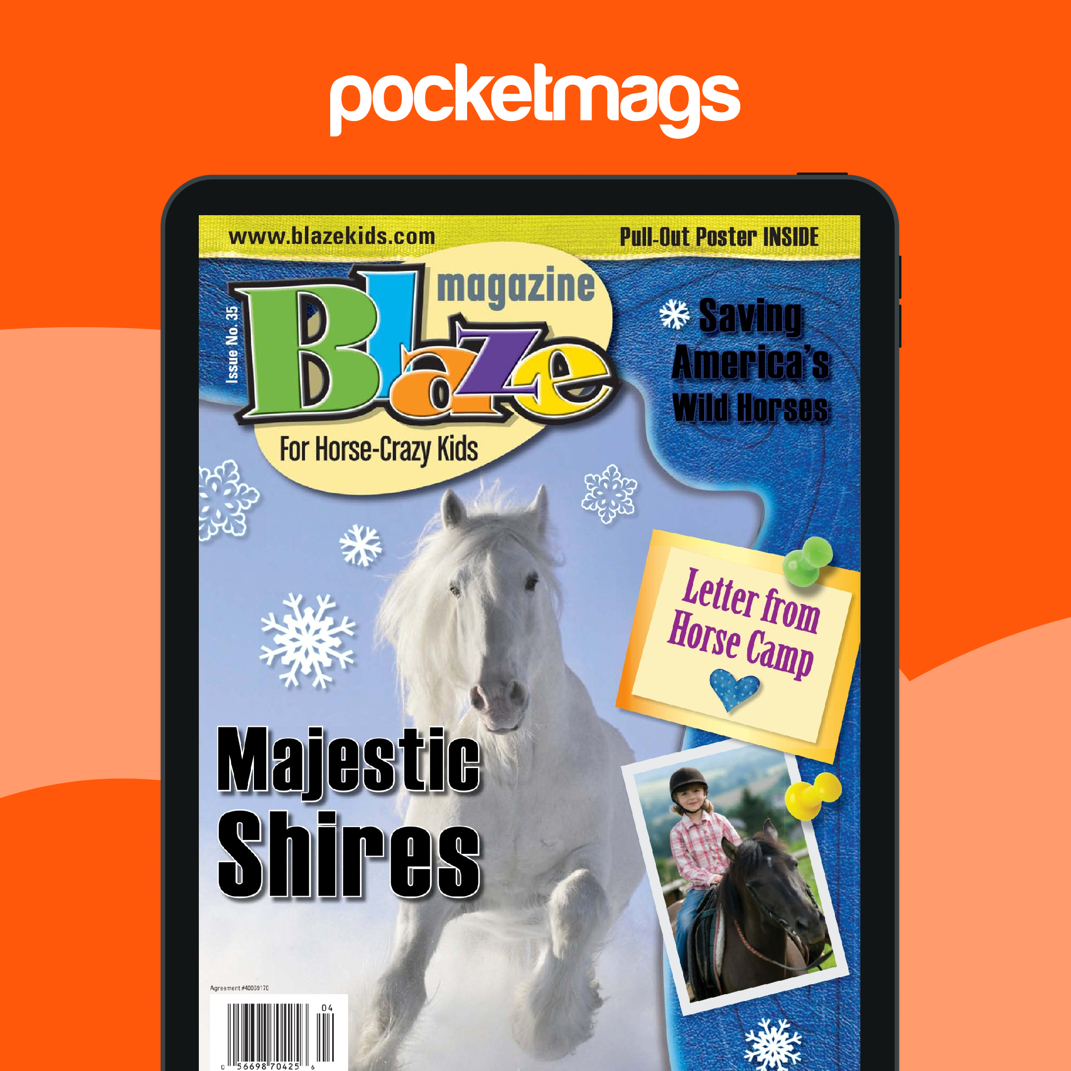 Blaze Magazine For Horse Crazy Kids - Issue No. 35 Retour à l'édition ...