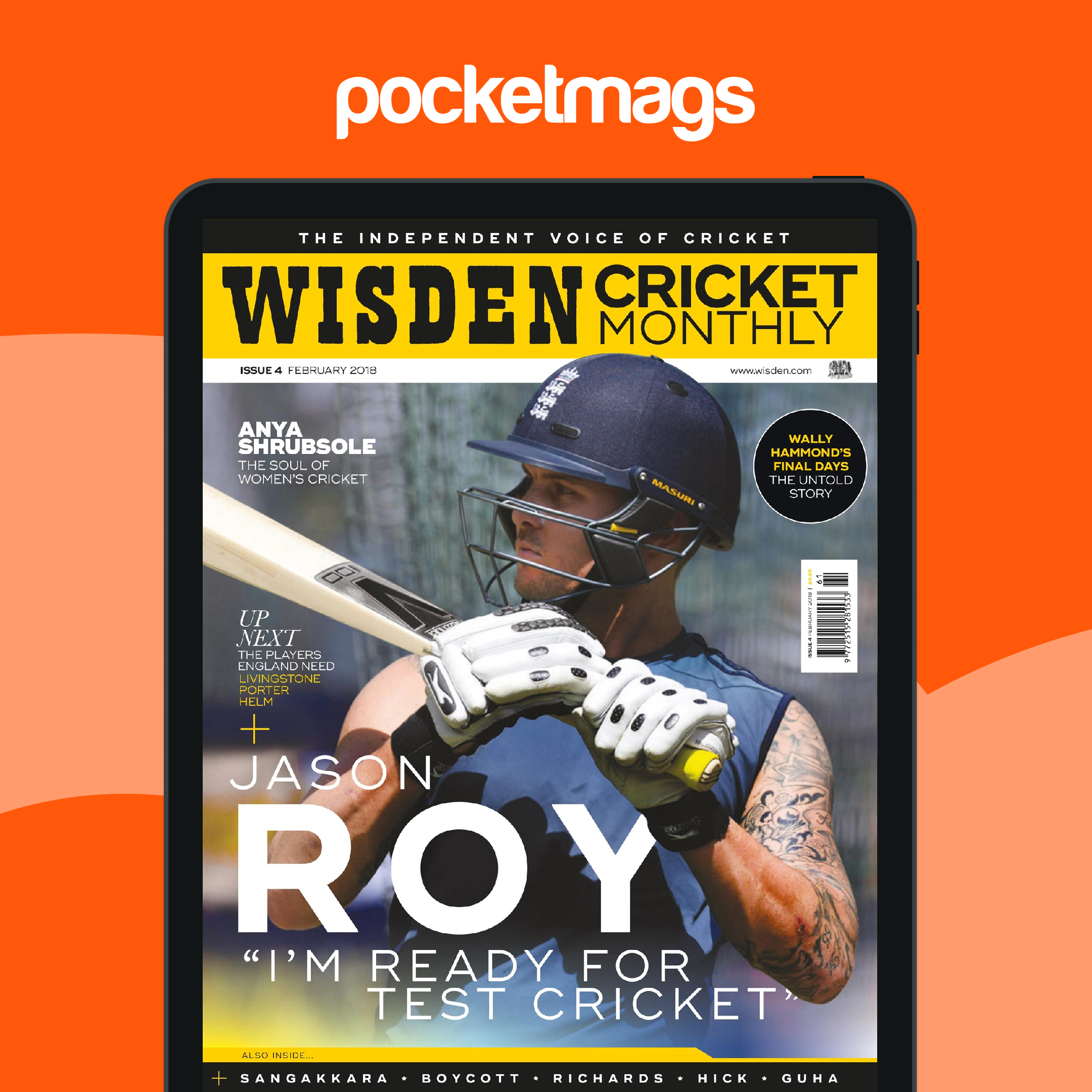 Wisden Cricket Monthly Magazine - February 2018 Back Issue