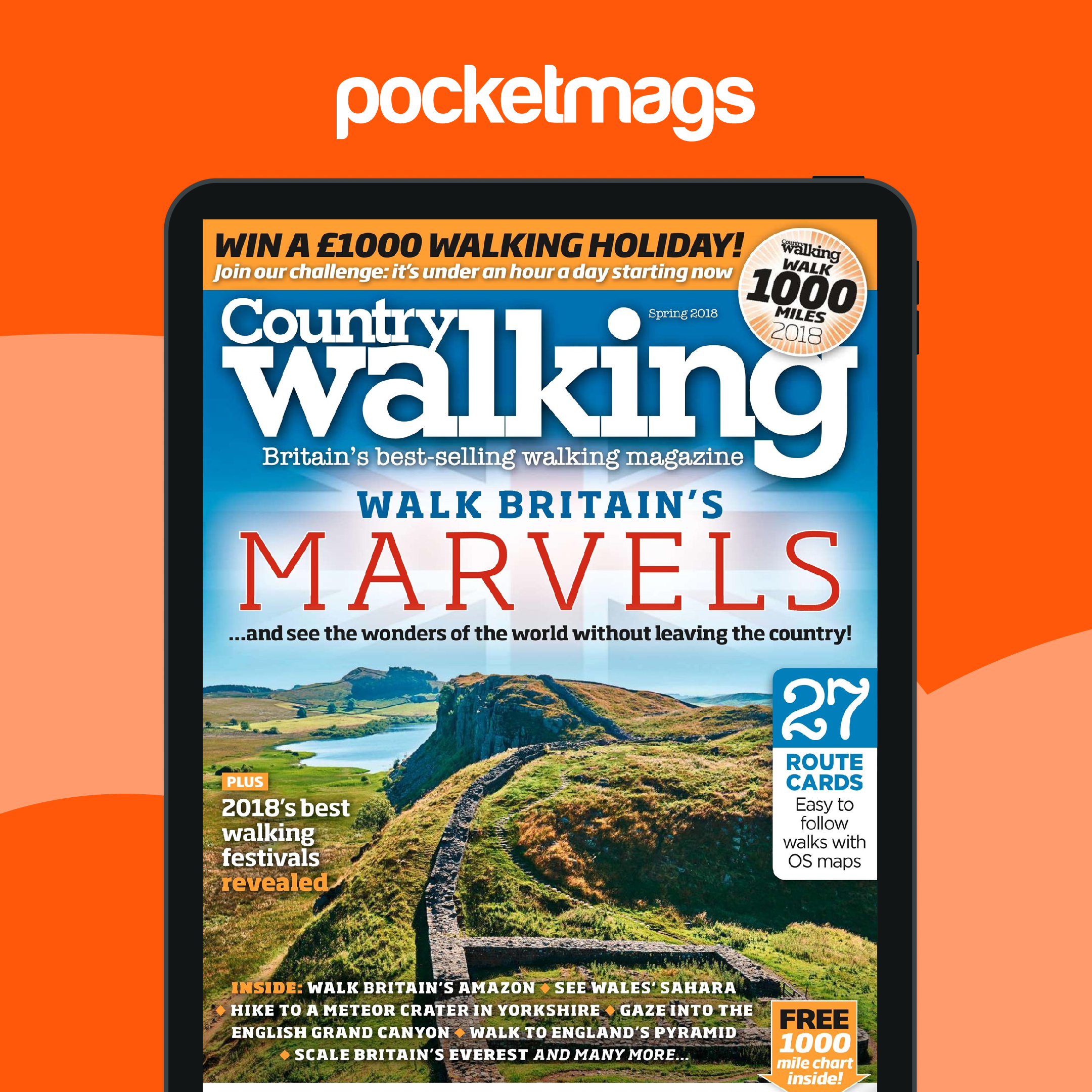 Country Walking Magazine - Spring Issue 2018 Back Issue
