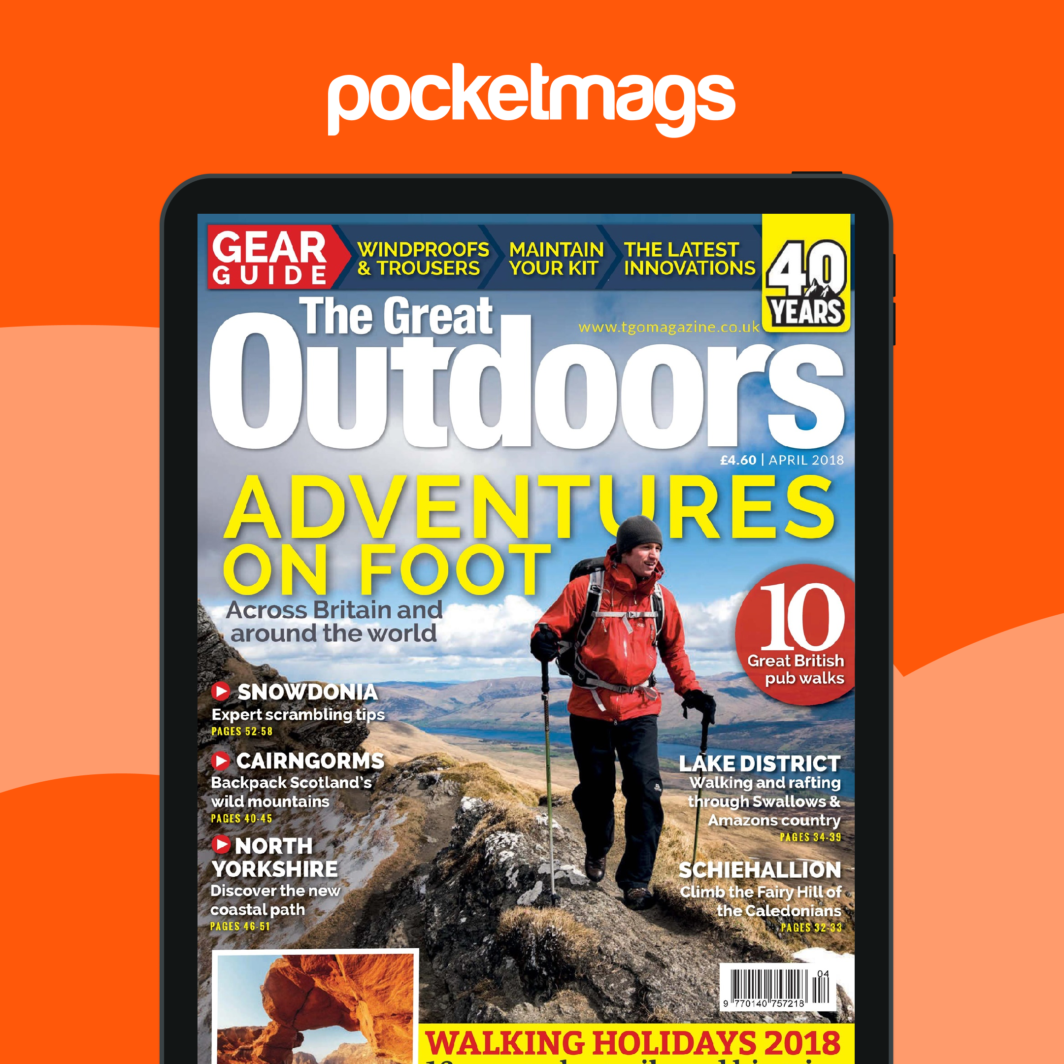 TGO - The Great Outdoors Magazine - April 2018 Back Issue