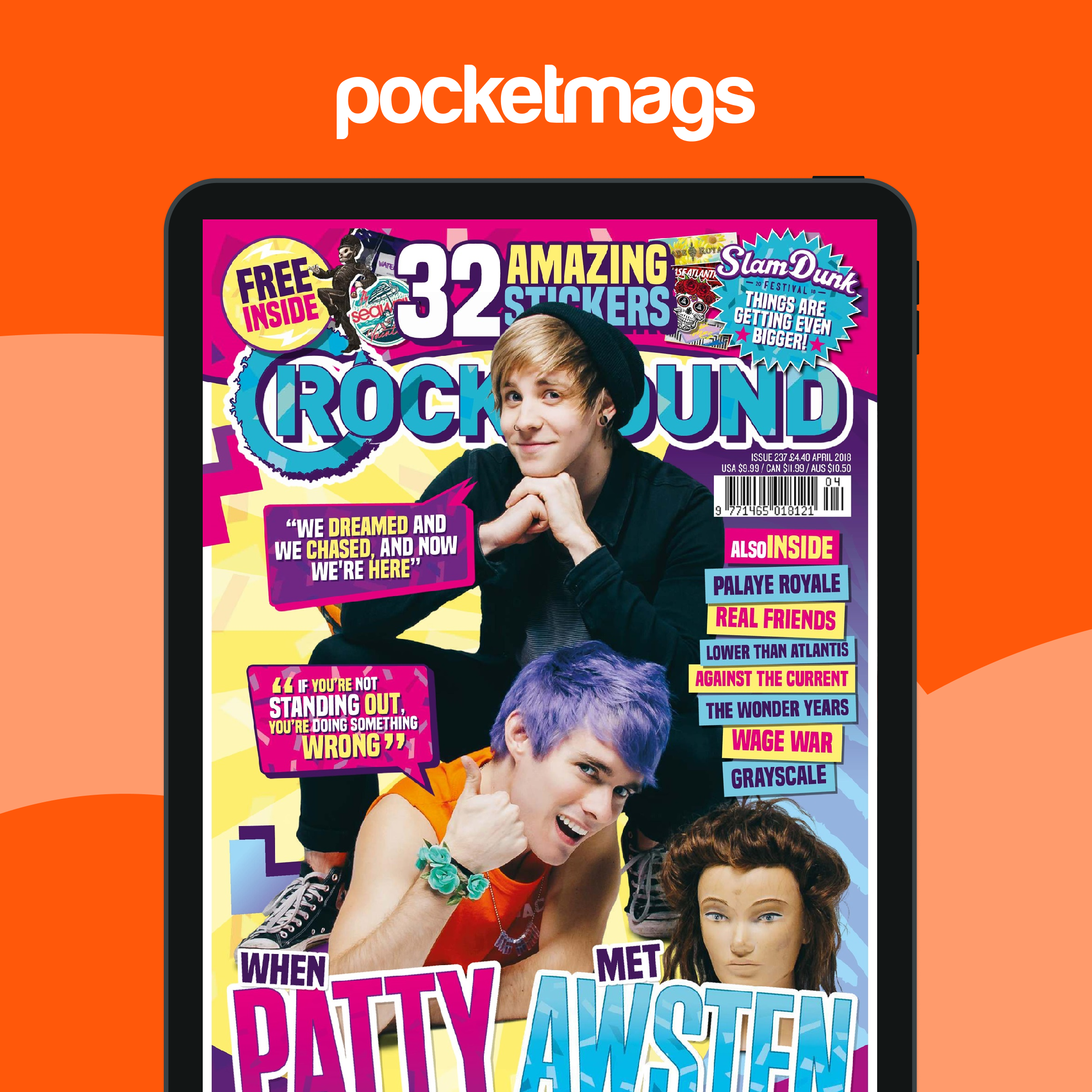 Rock Sound Magazine - Patty Walters + Awsten Knight - 237 Edición anterior