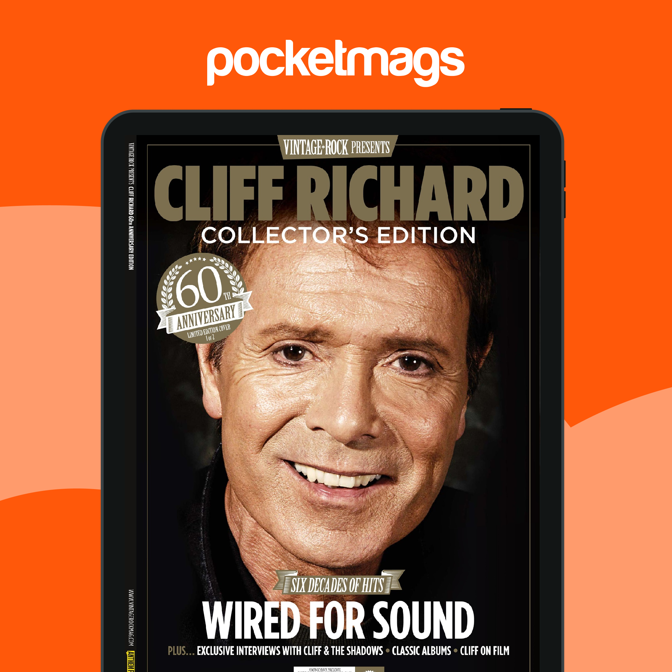 Vintage Rock Presents Magazine - Cliff Richard Back Issue