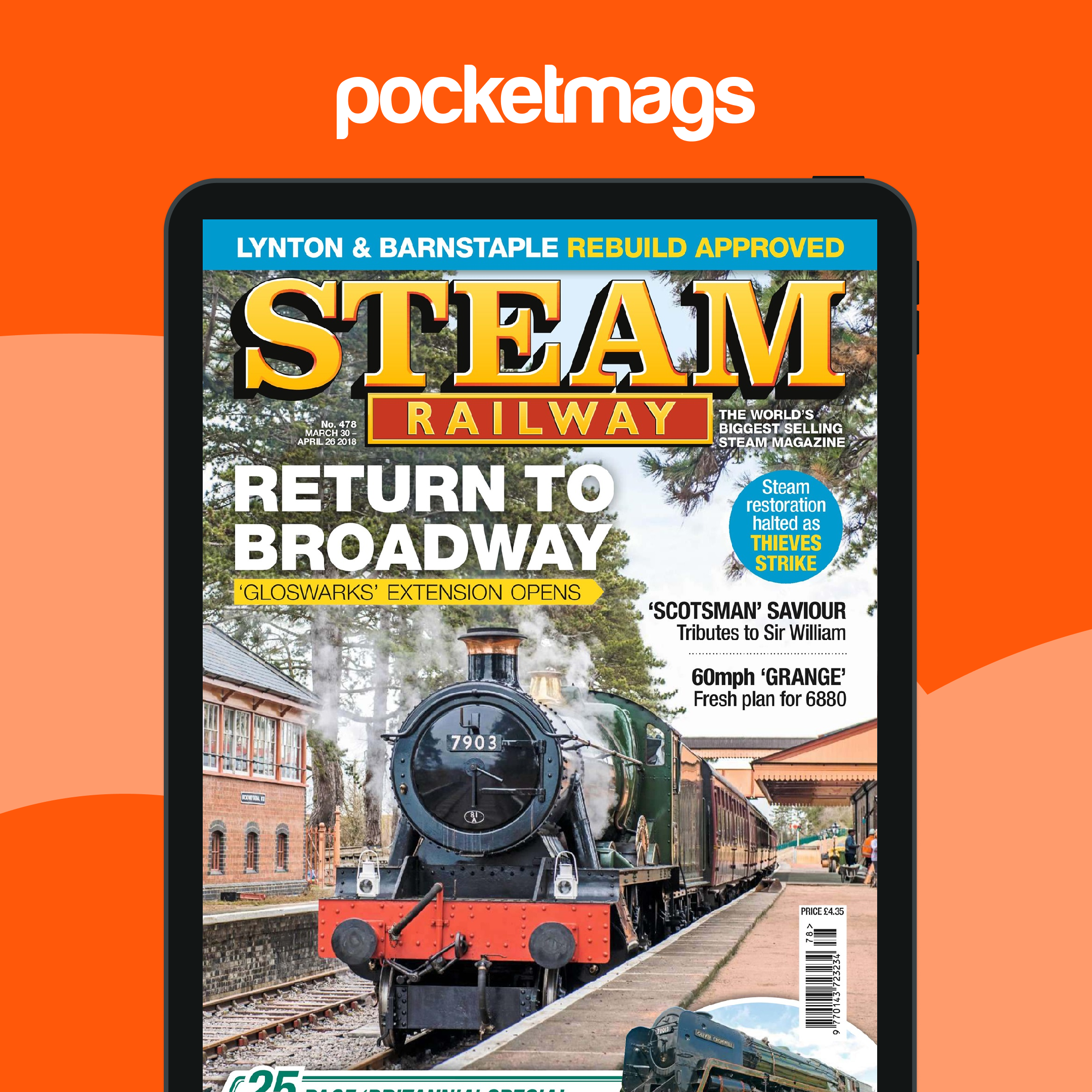 Steam Railway Magazine - Issue 478 Back Issue